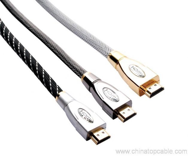 Metal shell Hdmi cable A male to A male 24K gold plated - Hengye Cable ...