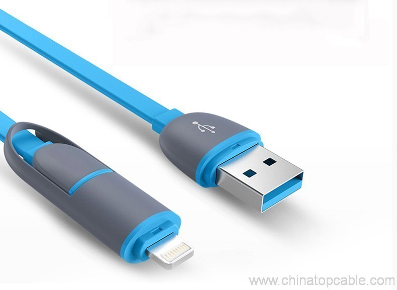 Fast charging usb cable 2 in 1 data cable micro usb cable - Hengye ...