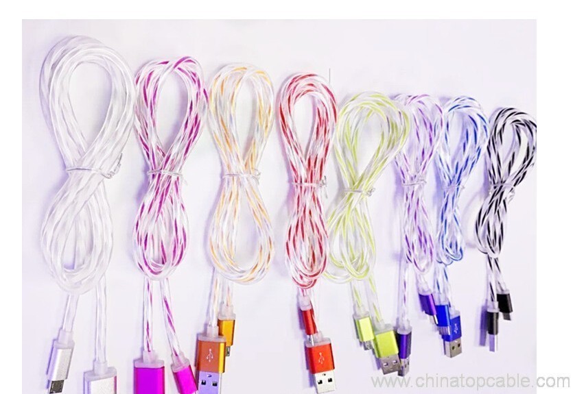 Rainbow Charger Micro USB Data Cable Cord - Hengye Cable Factory Store