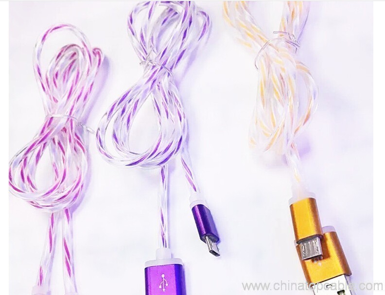 Rainbow Charger Micro USB Data Cable Cord - Hengye Cable Factory Store