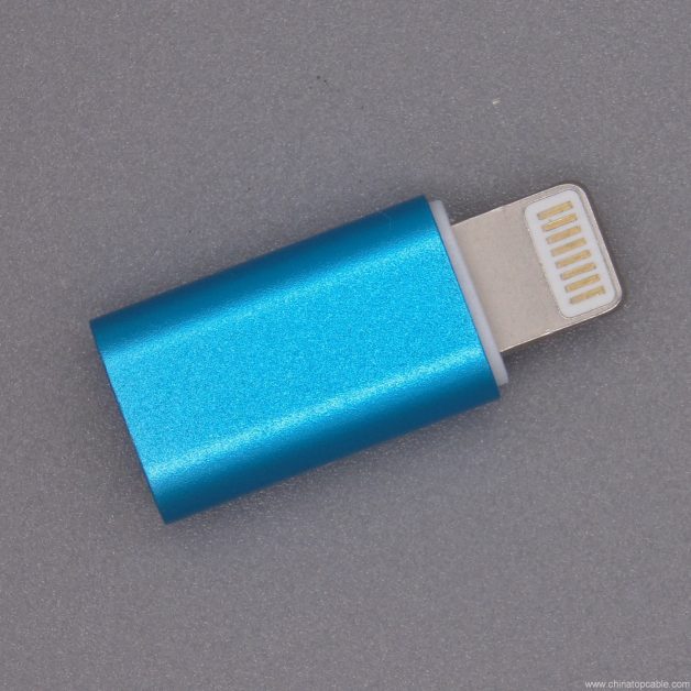 8 pin tip to micro usb 5 pin adapter for phone cable - Hengye Cable ...