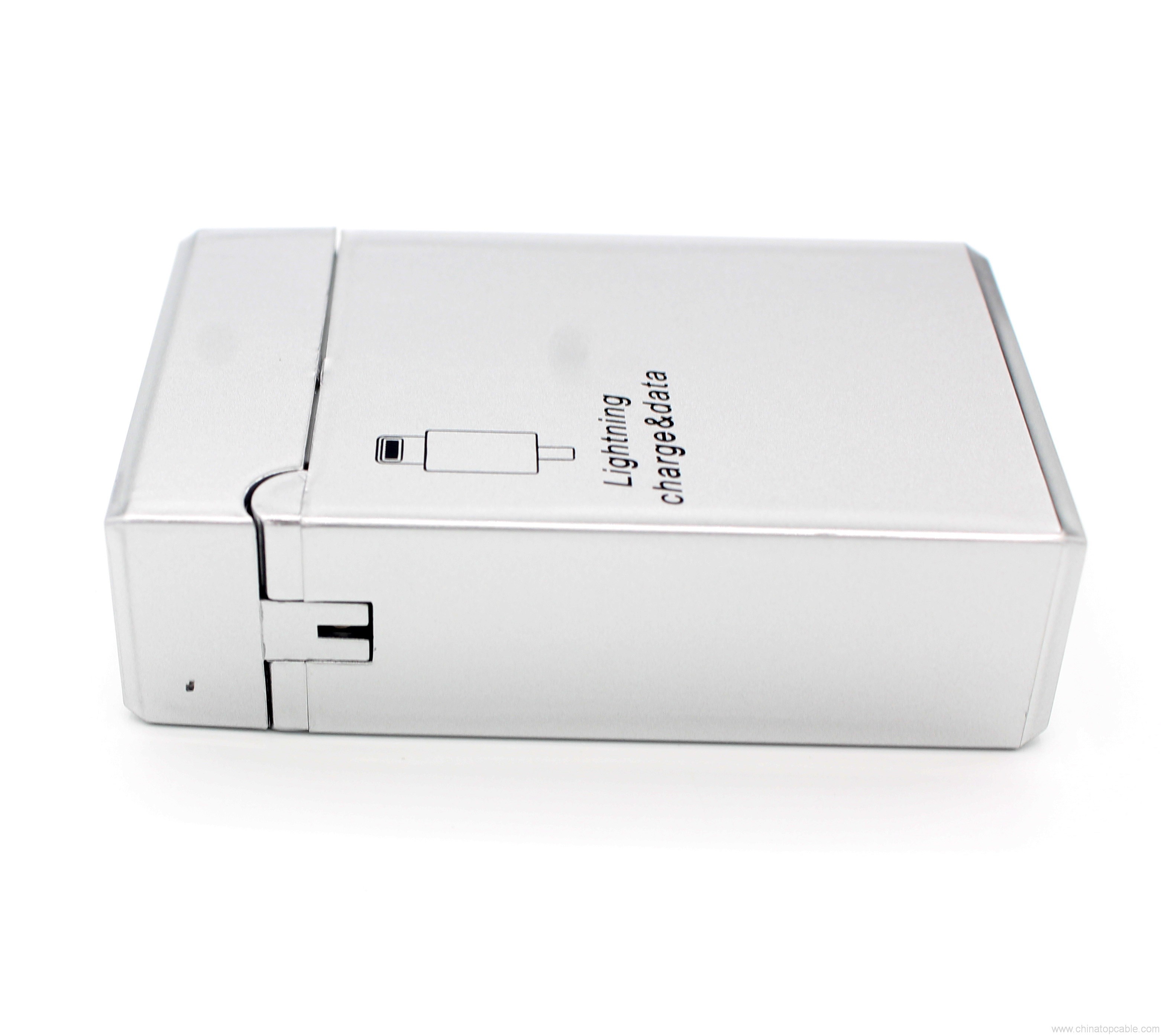 Portable Easy to Carry Retractable Lighter Shape USB Data Cable For ...