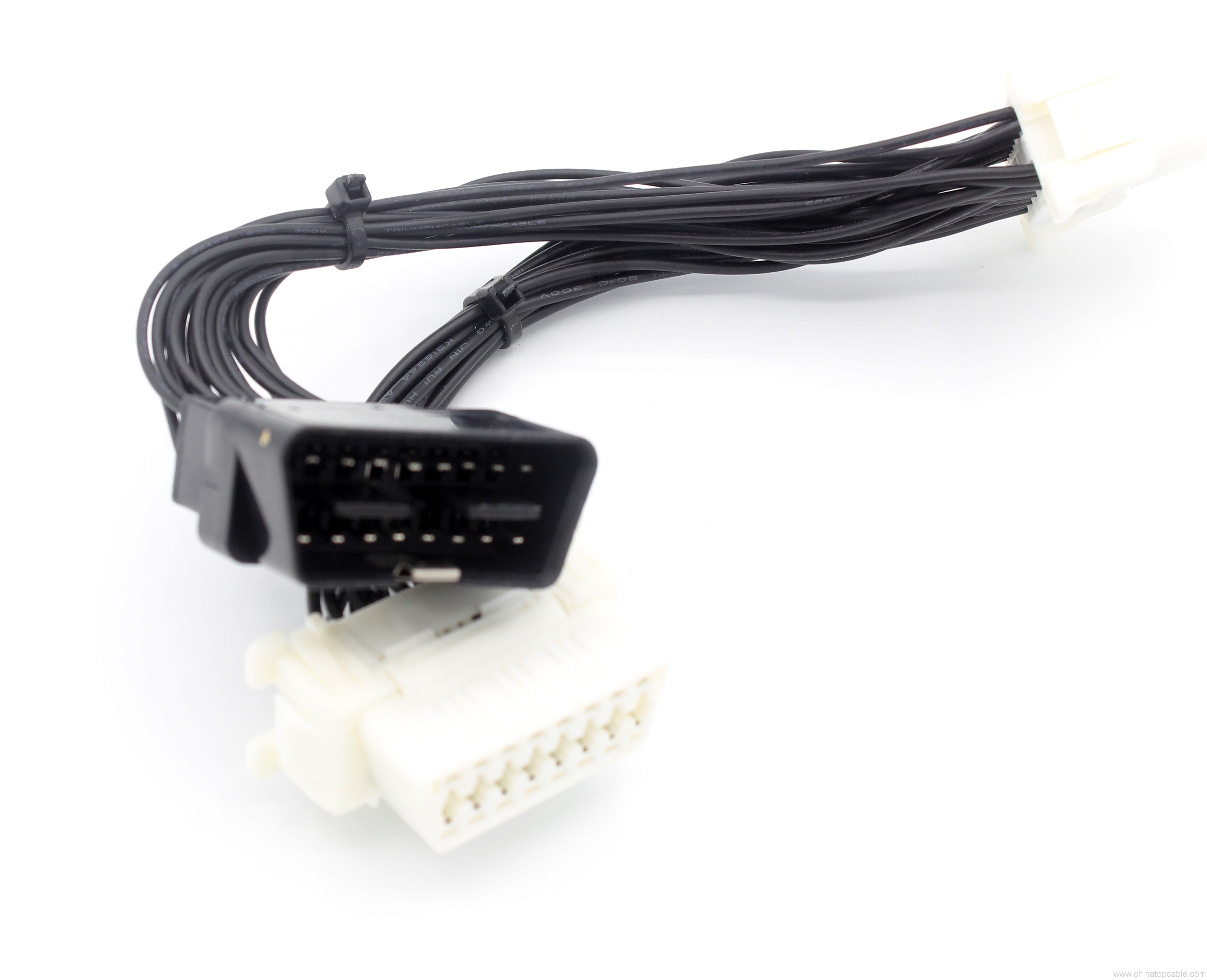 OBDII Diagnostic Splitter Extension Cable 16Pin 1 Male to 2 Female ...