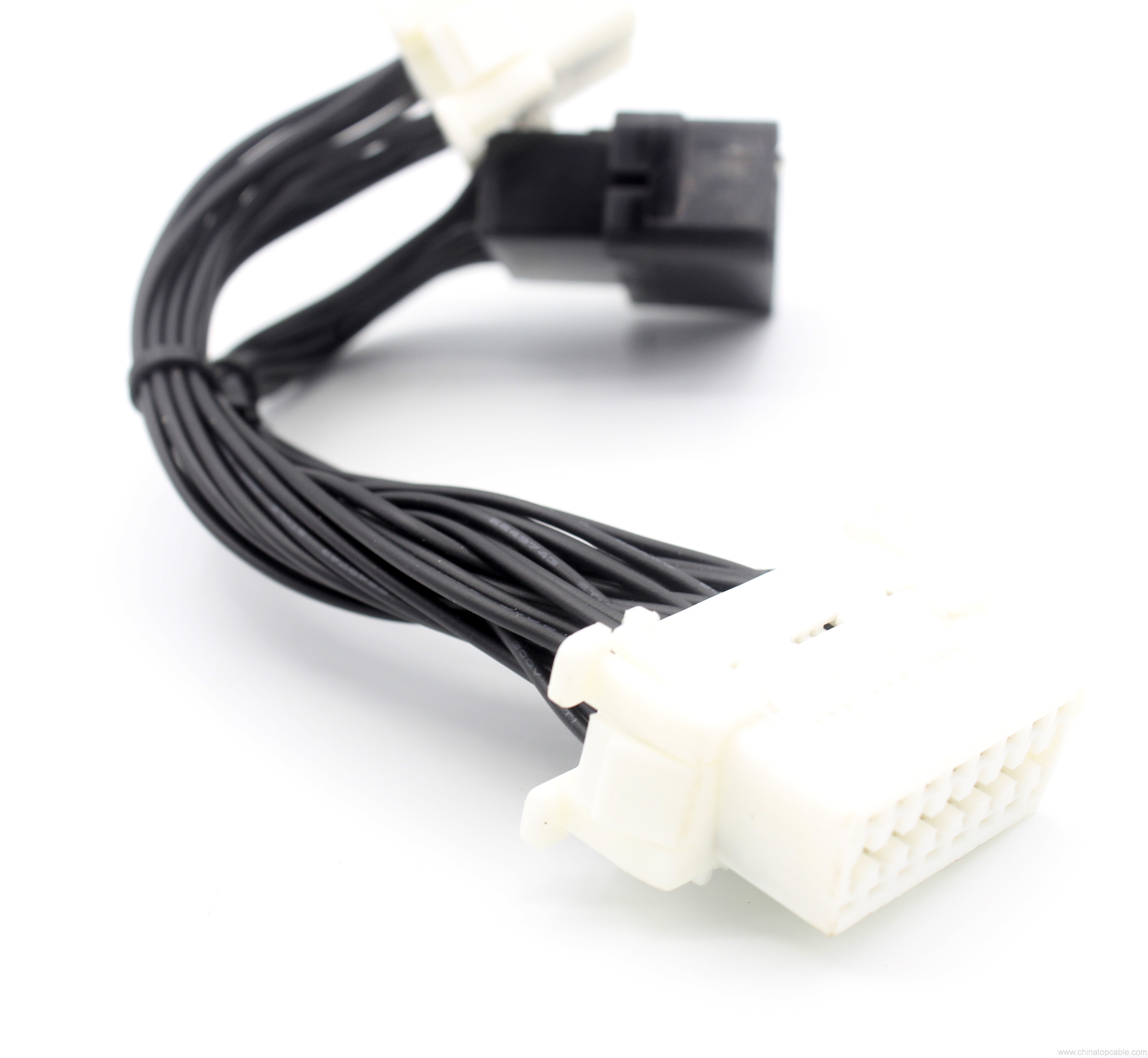 OBDII Diagnostic Splitter Extension Cable 16Pin 1 Male to 2 Female ...