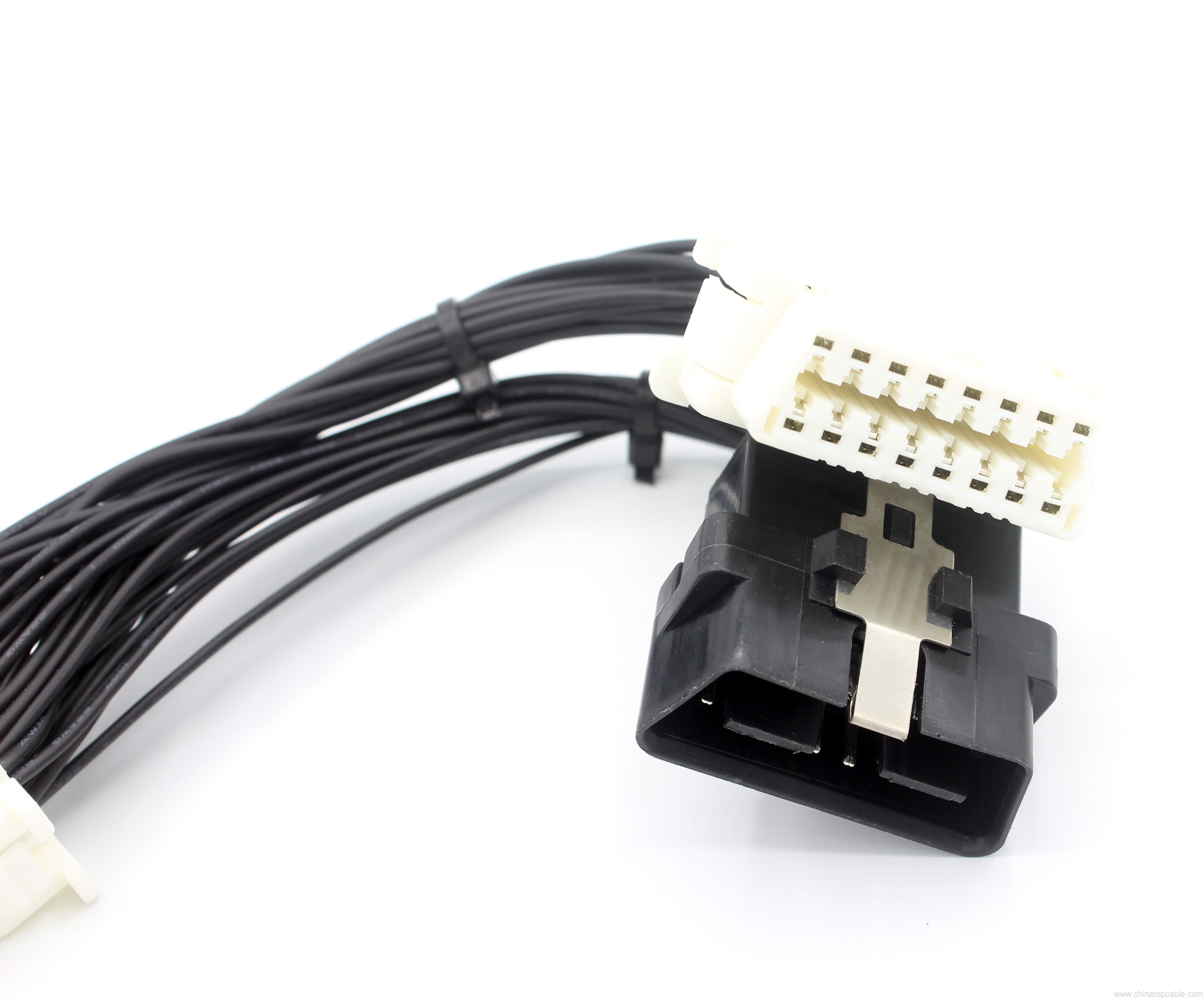 OBDII Diagnostic Splitter Extension Cable 16Pin 1 Male to 2 Female ...