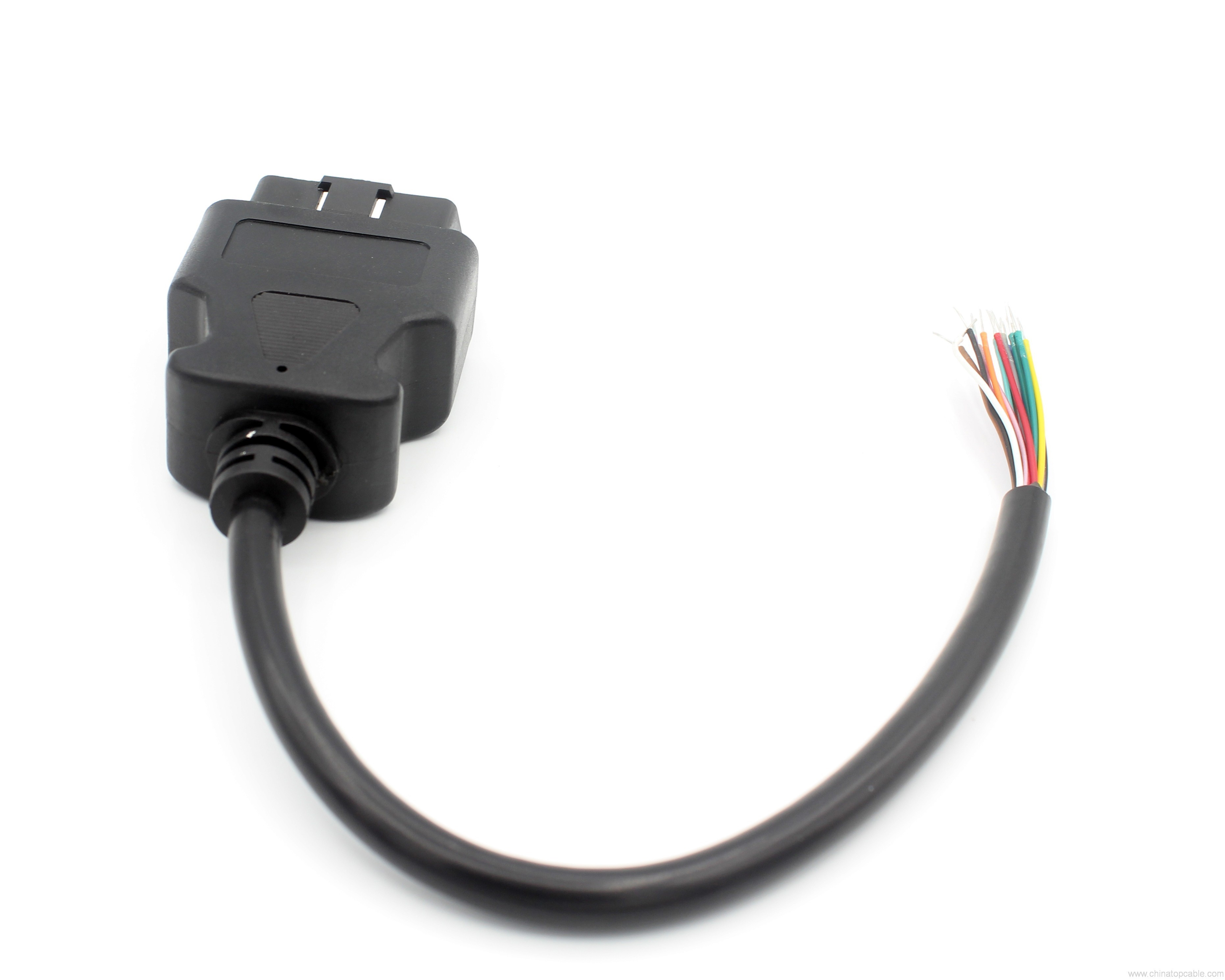 Auto Car Diagnostic Cable OBD2 OBD-II OBDII 16 Pin Male TO End Open 0 ...
