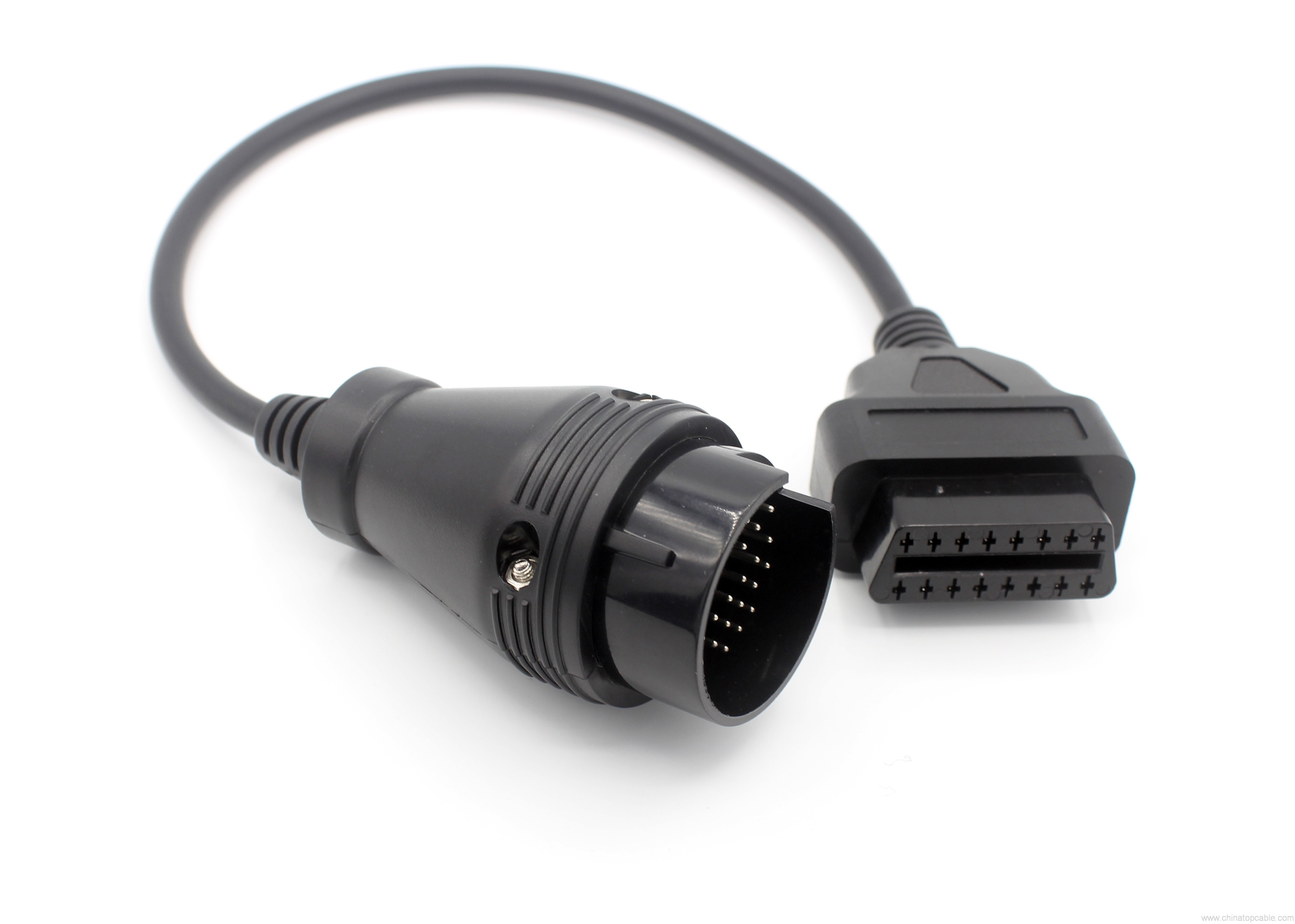 Car Interface To 16 Pin OBD2 OBDII Diagnostic Adapter Connector Cable ...