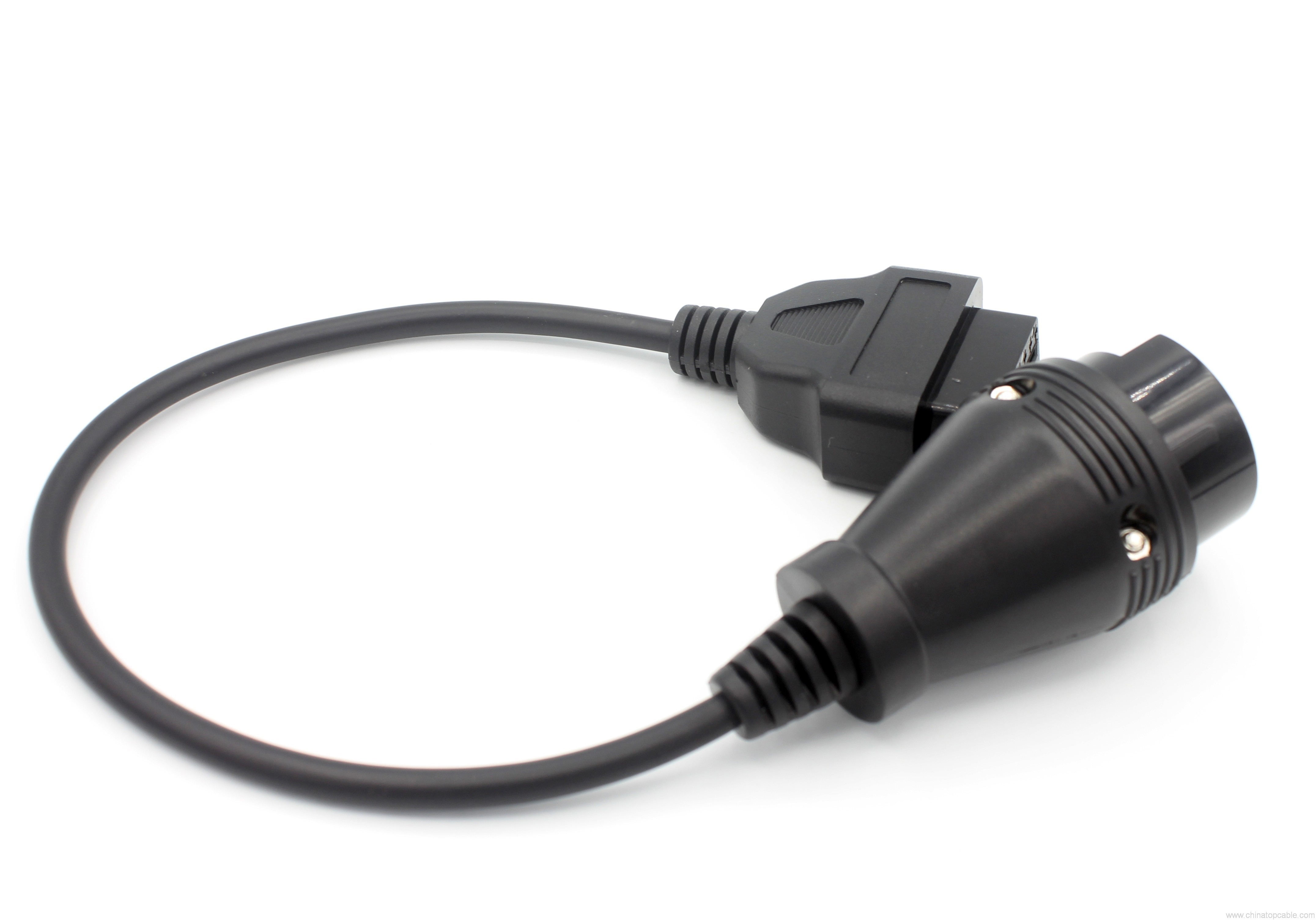 Car Interface To 16 Pin OBD2 OBDII Diagnostic Adapter Connector Cable ...