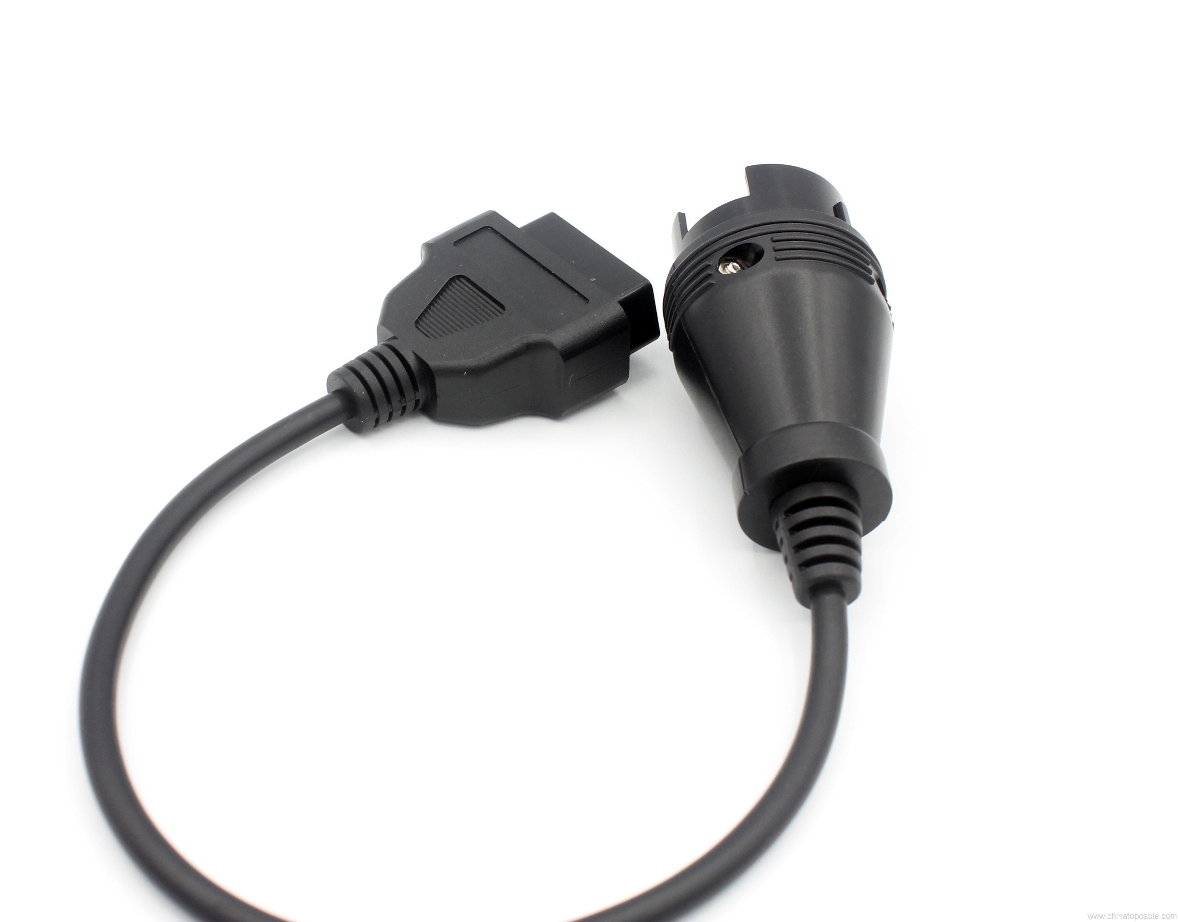 Car Interface To 16 Pin OBD2 OBDII Diagnostic Adapter Connector Cable ...