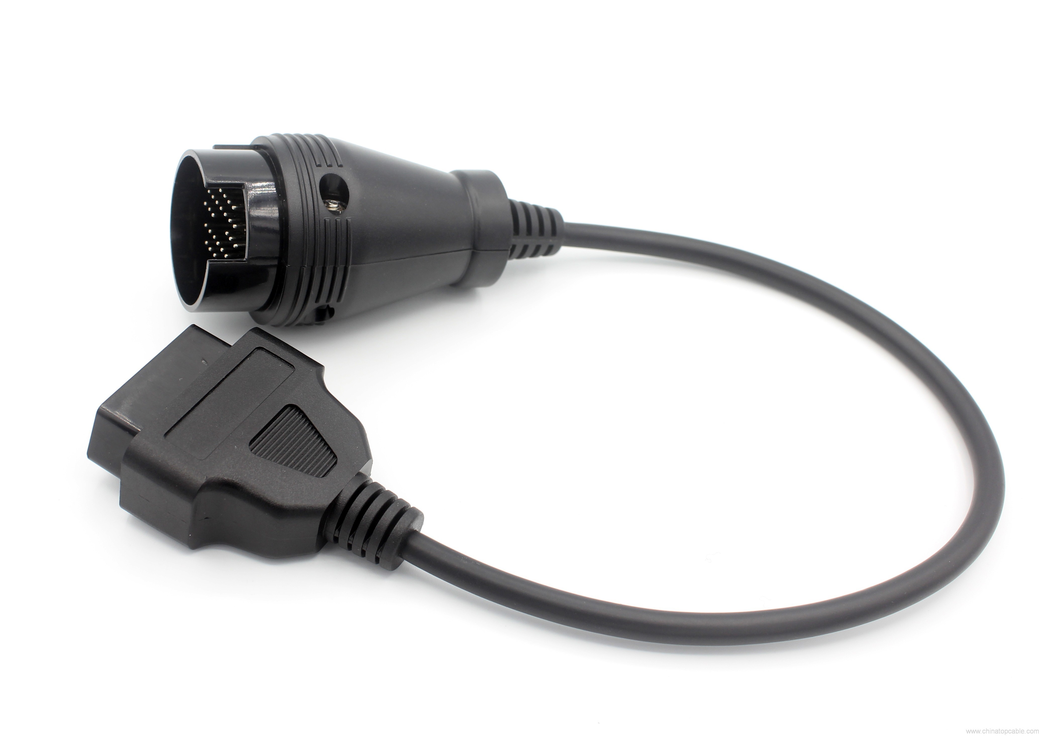 Car Interface To 16 Pin OBD2 OBDII Diagnostic Adapter Connector Cable ...