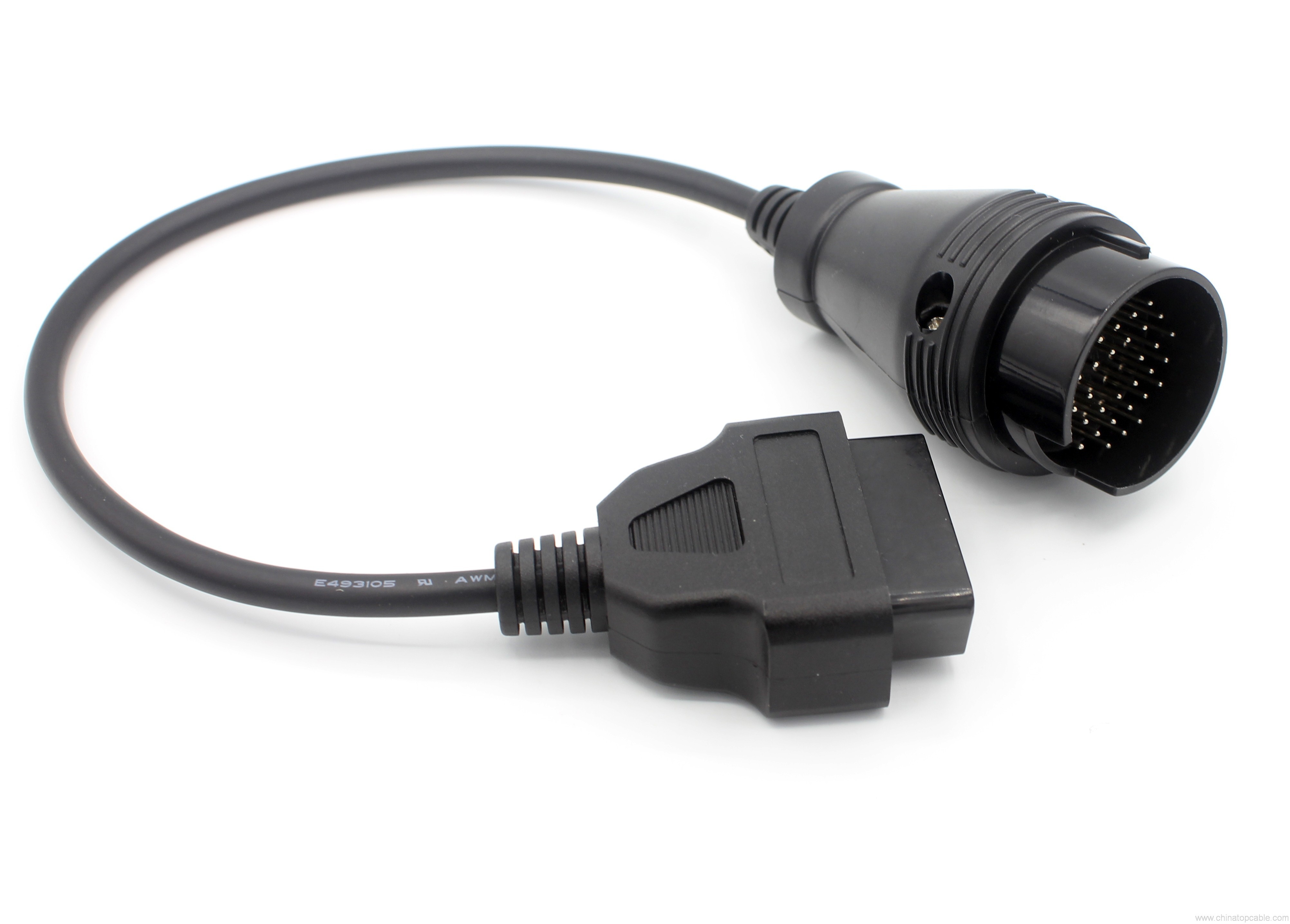 Car Interface To 16 Pin OBD2 OBDII Diagnostic Adapter Connector Cable ...
