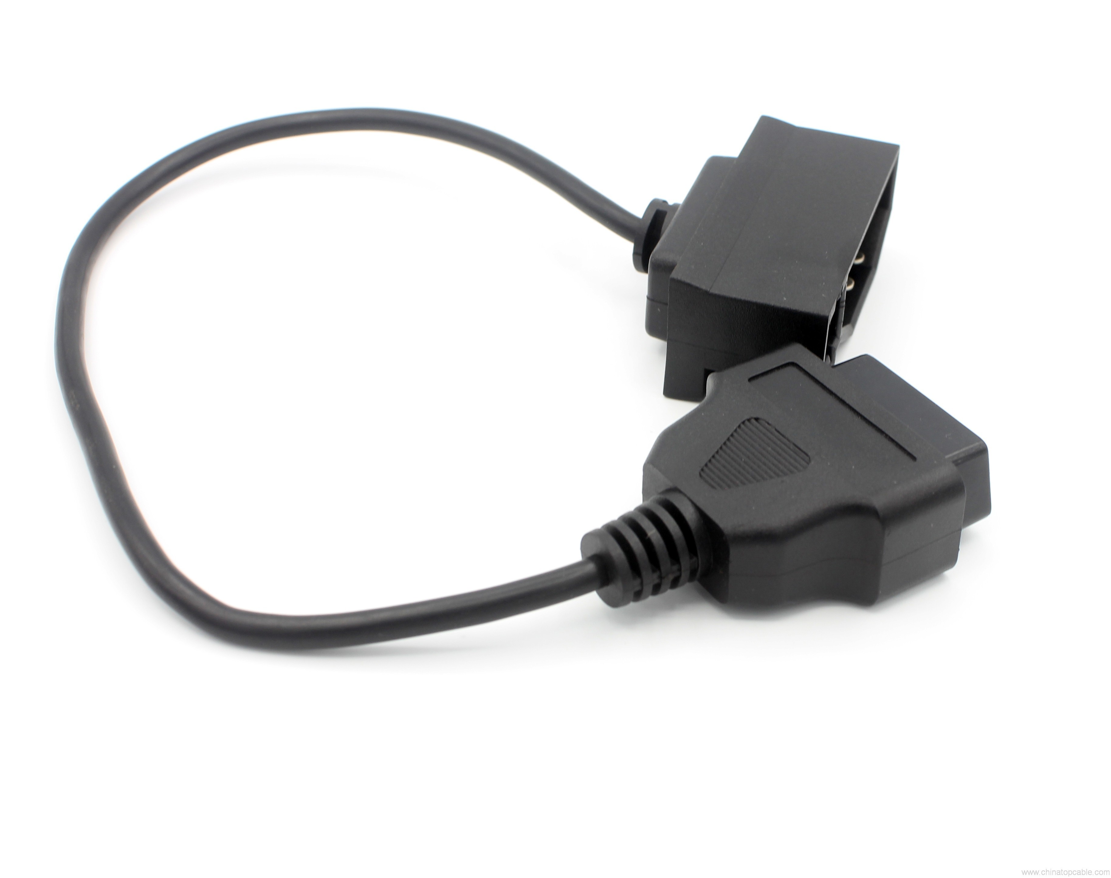 Car Interface To 16 Pin OBD2 OBDII Diagnostic Adapter Connector Cable ...