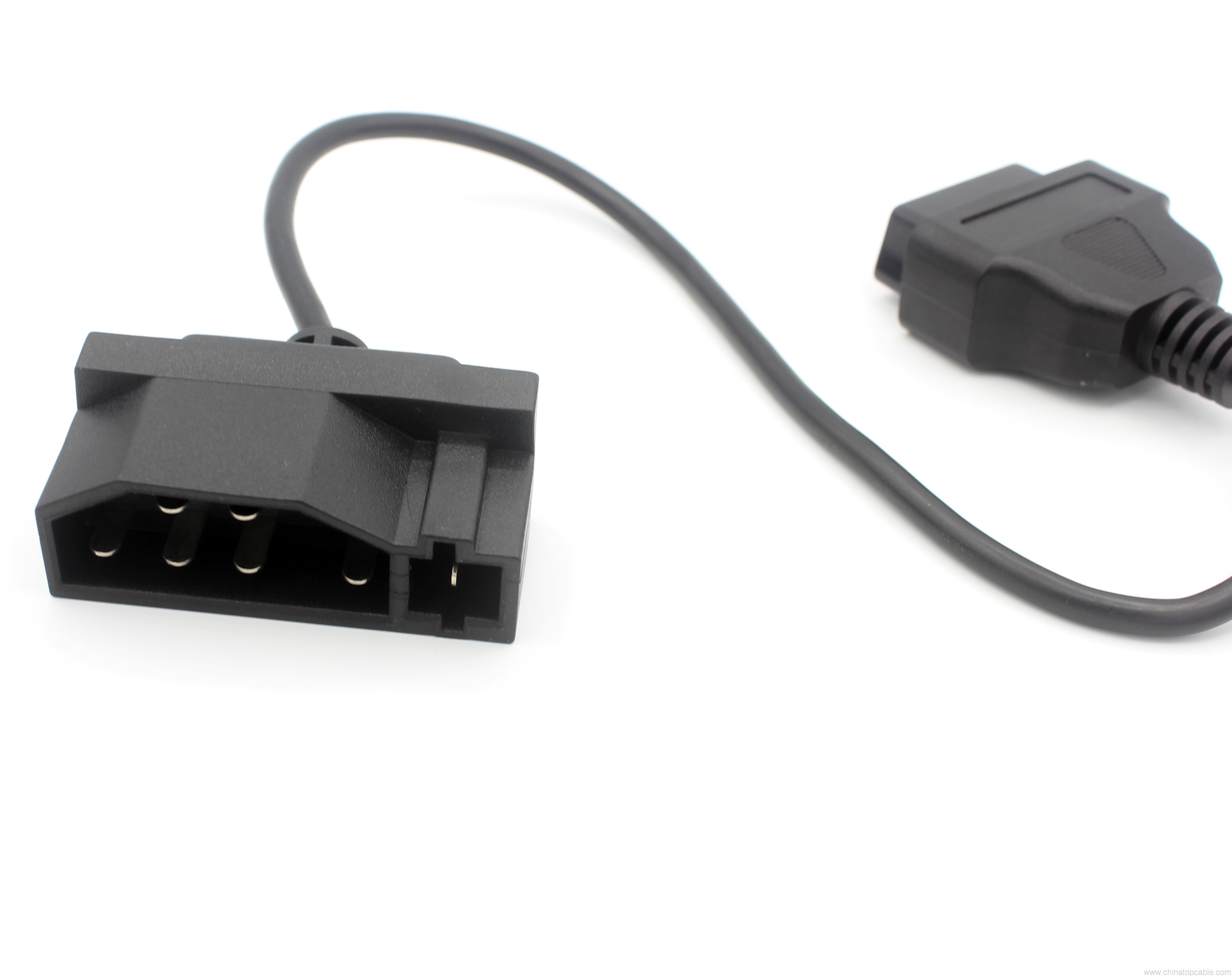 Car Interface To 16 Pin OBD2 OBDII Diagnostic Adapter Connector Cable ...