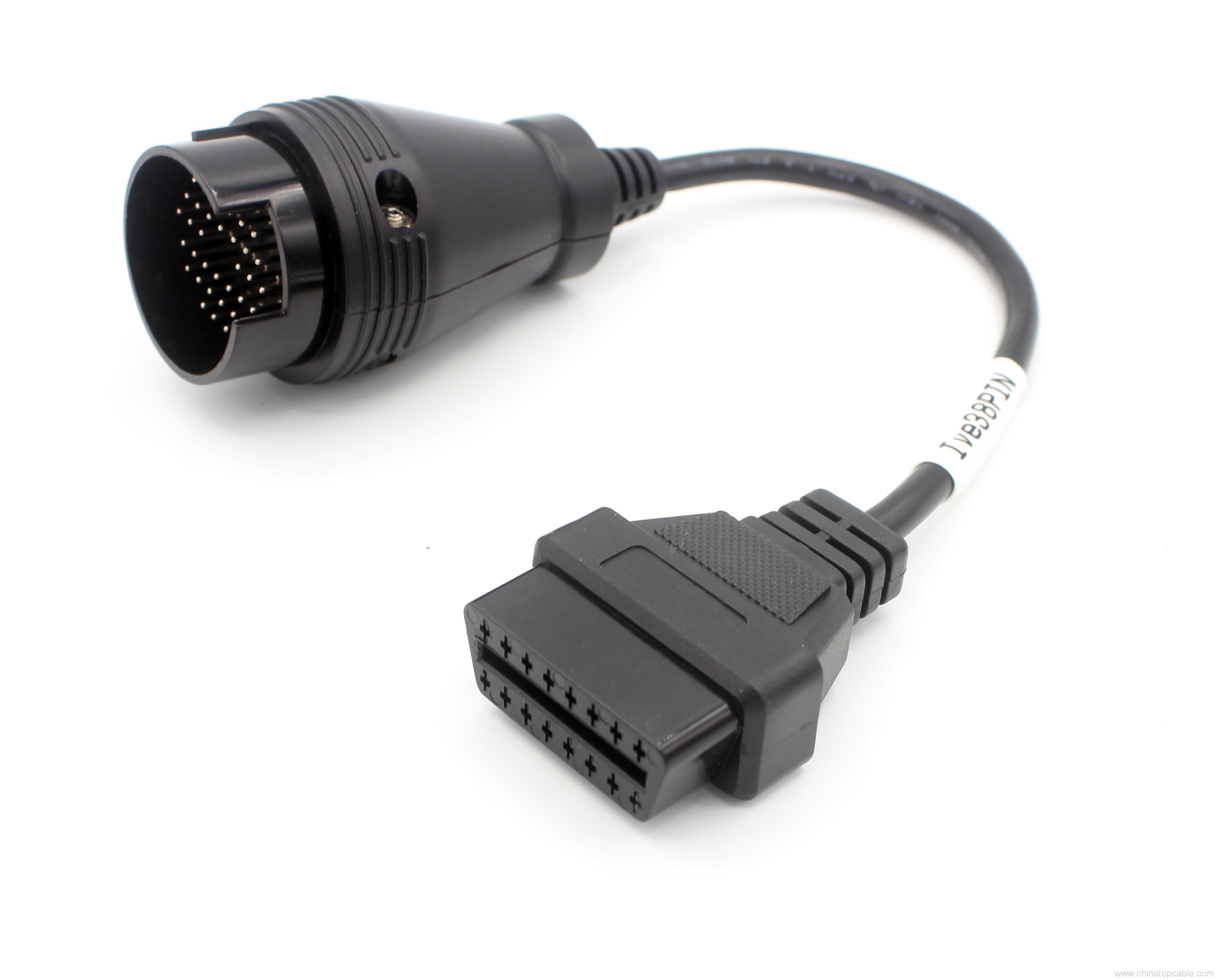 Car Interface To 16 Pin OBD2 OBDII Diagnostic Adapter Connector Cable ...