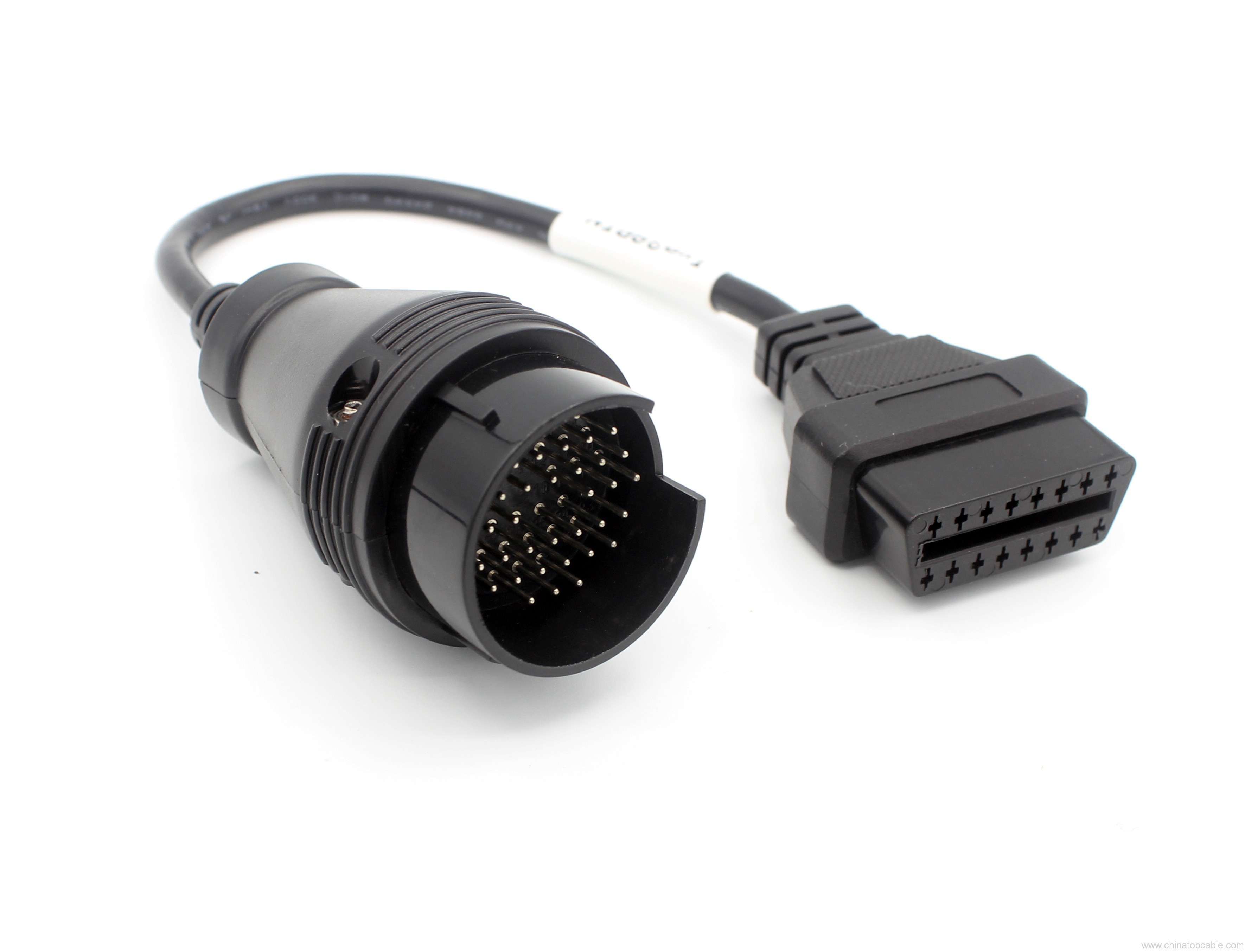 Car Interface To 16 Pin OBD2 OBDII Diagnostic Adapter Connector Cable ...