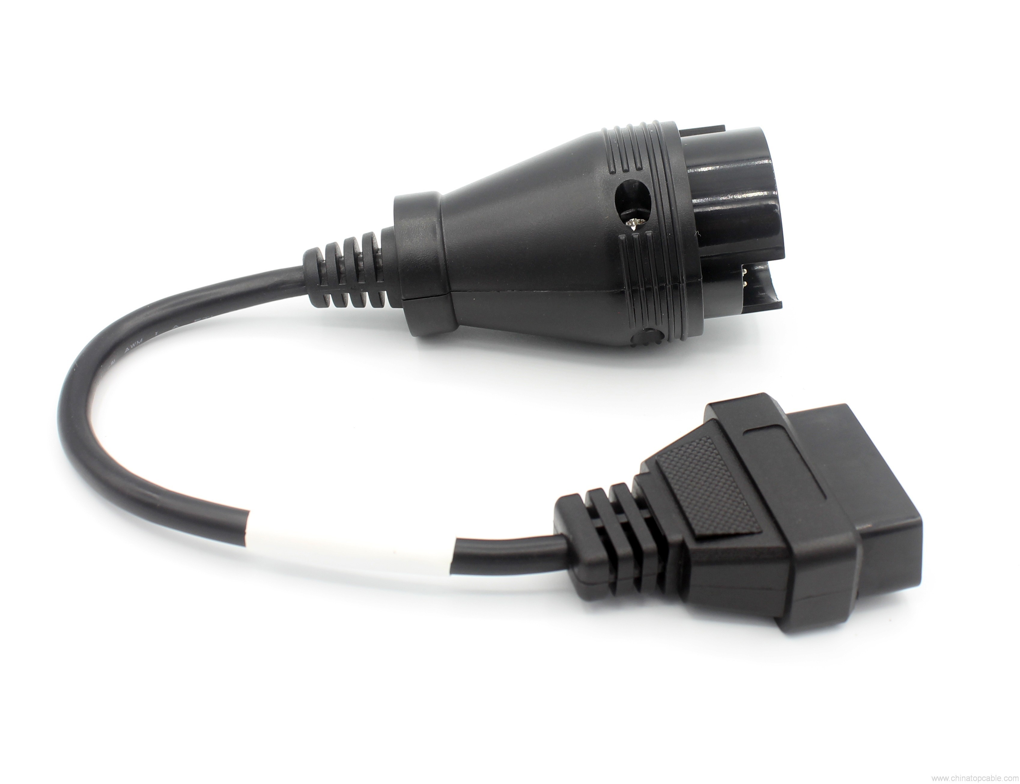 Car Interface To 16 Pin OBD2 OBDII Diagnostic Adapter Connector Cable ...