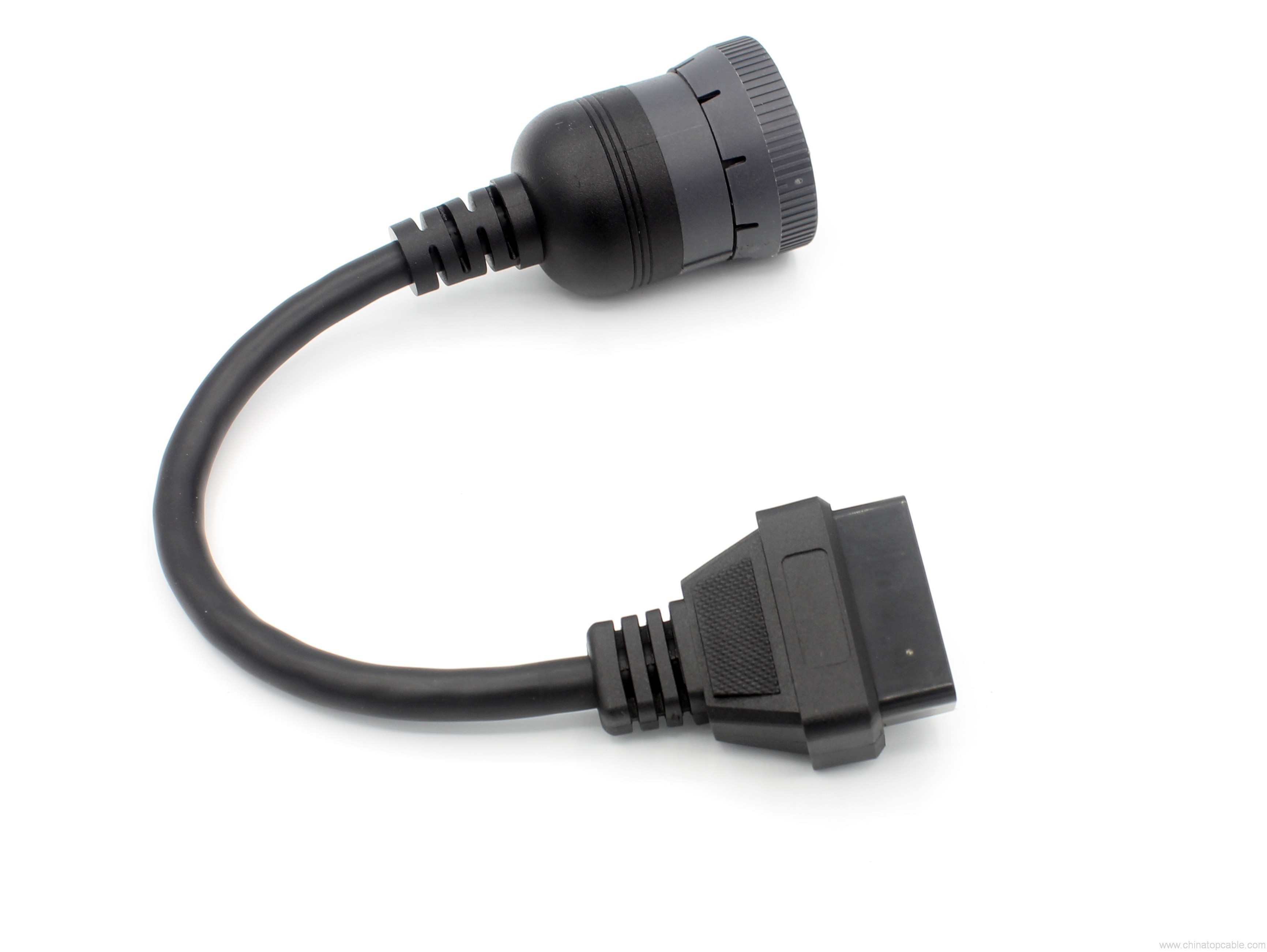 Car Interface To 16 Pin OBD2 OBDII Diagnostic Adapter Connector Cable ...