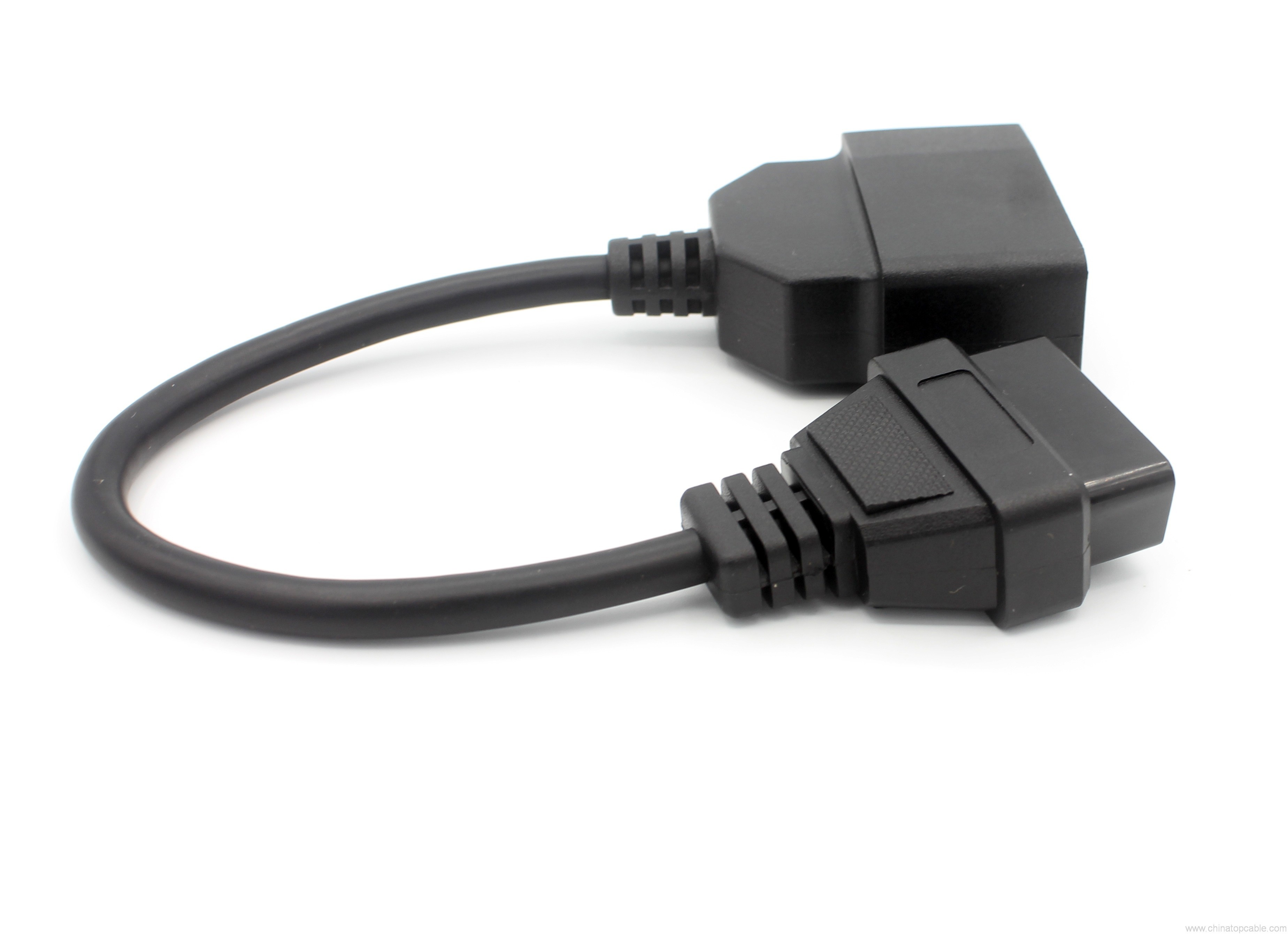 Car Interface To 16 Pin OBD2 OBDII Diagnostic Adapter Connector Cable ...