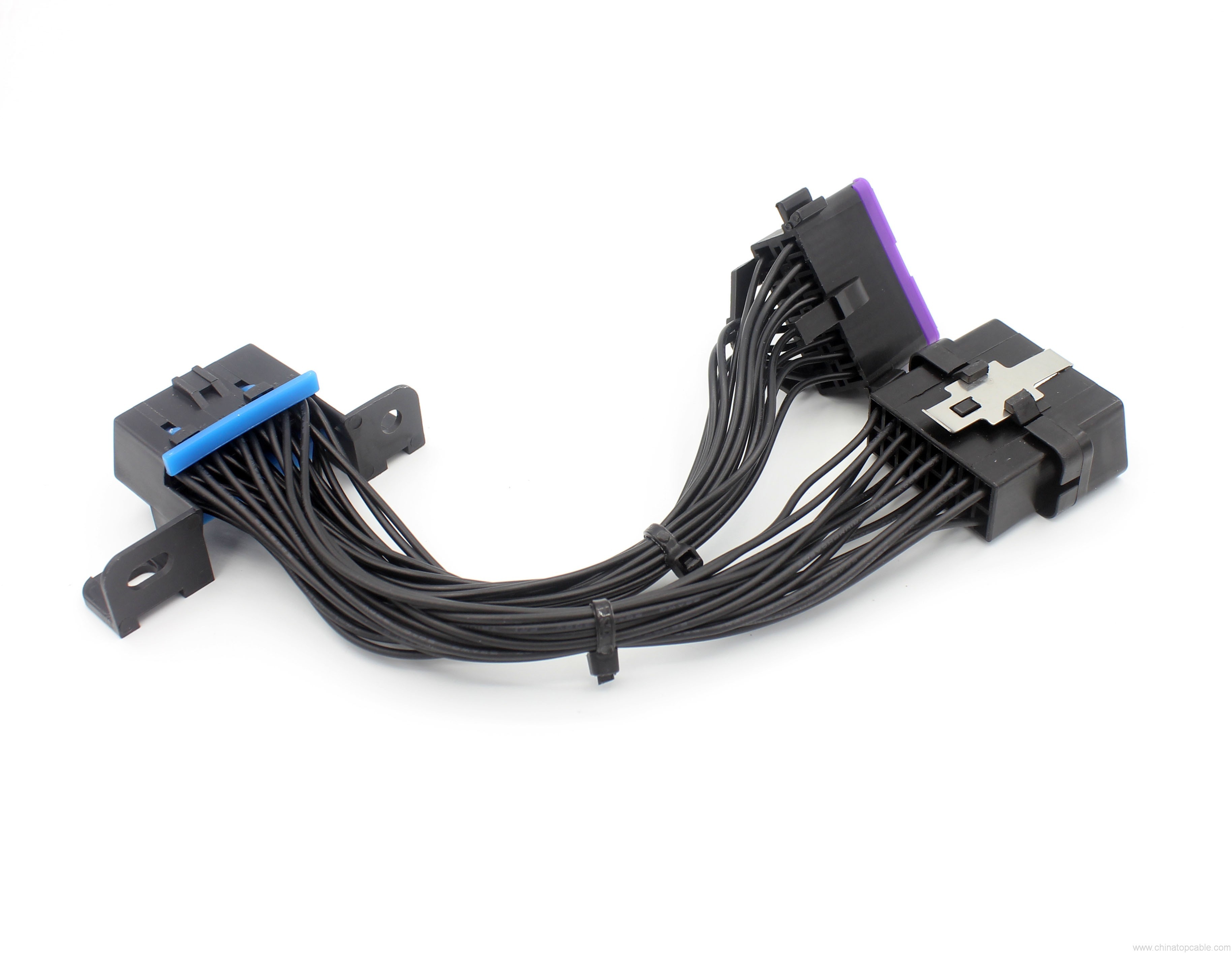 รถพิเศษติดต่อไป 16 Pin OBD2 OBDII วินิจฉัยสายอะแดปเตอร์เชื่อมต่อสำหรับ ...