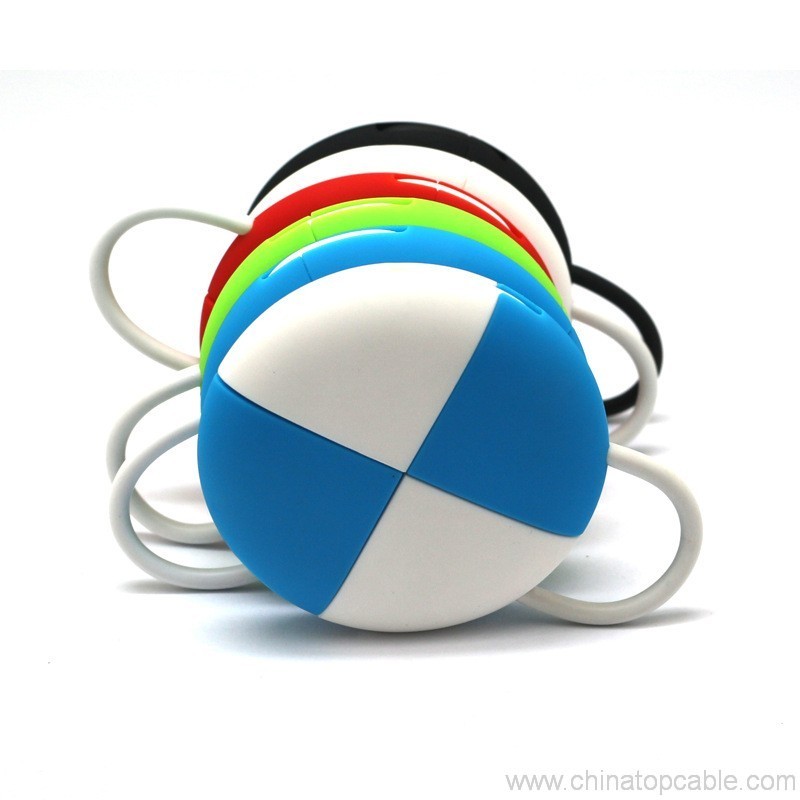 Round Mini Bean 3 in 1 Multi Function USB Data Cables - Hengye Cable ...