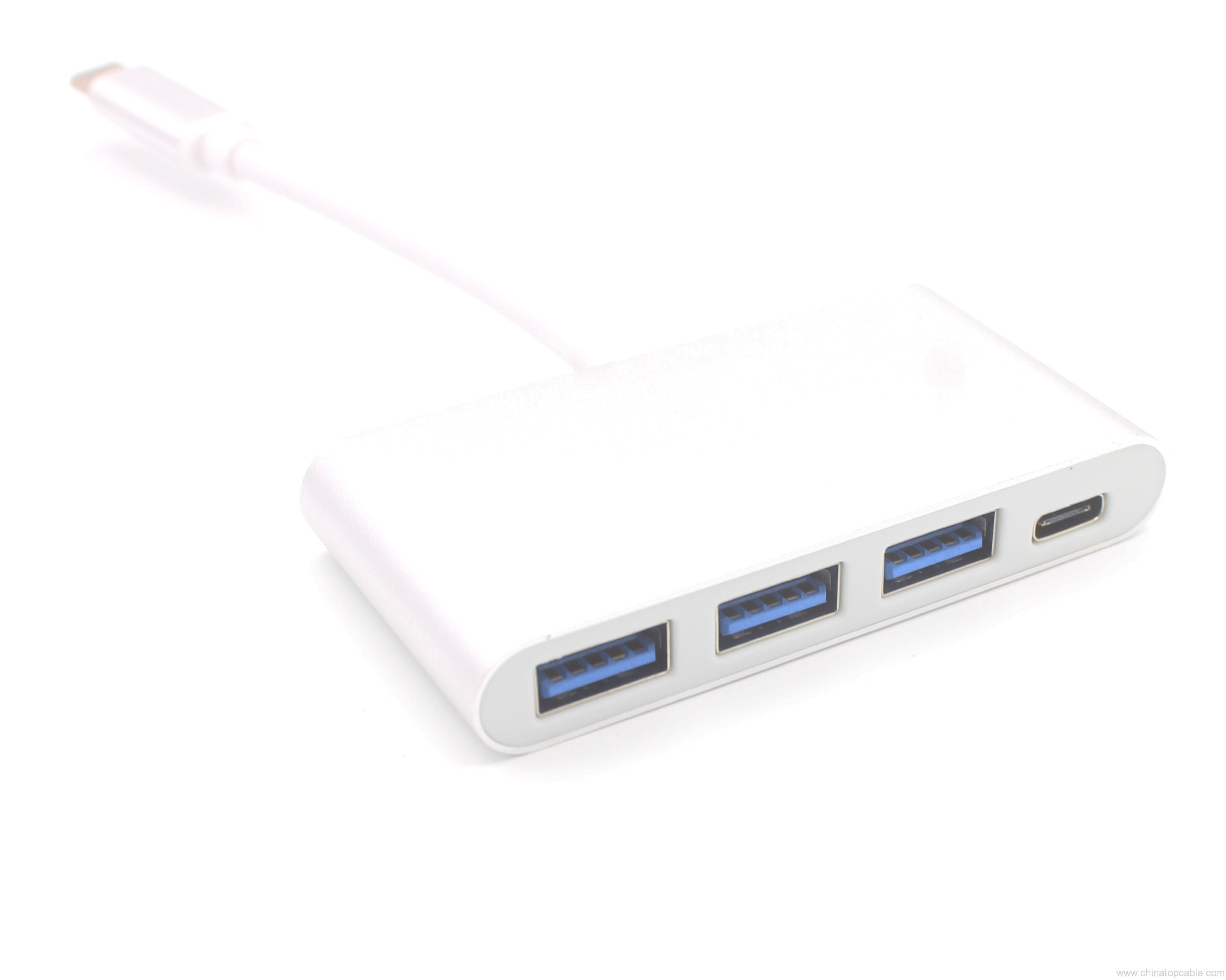High Speed USB 3.1 Type C To 3 Ports USB 3.0 and USB-C Charging Port ...