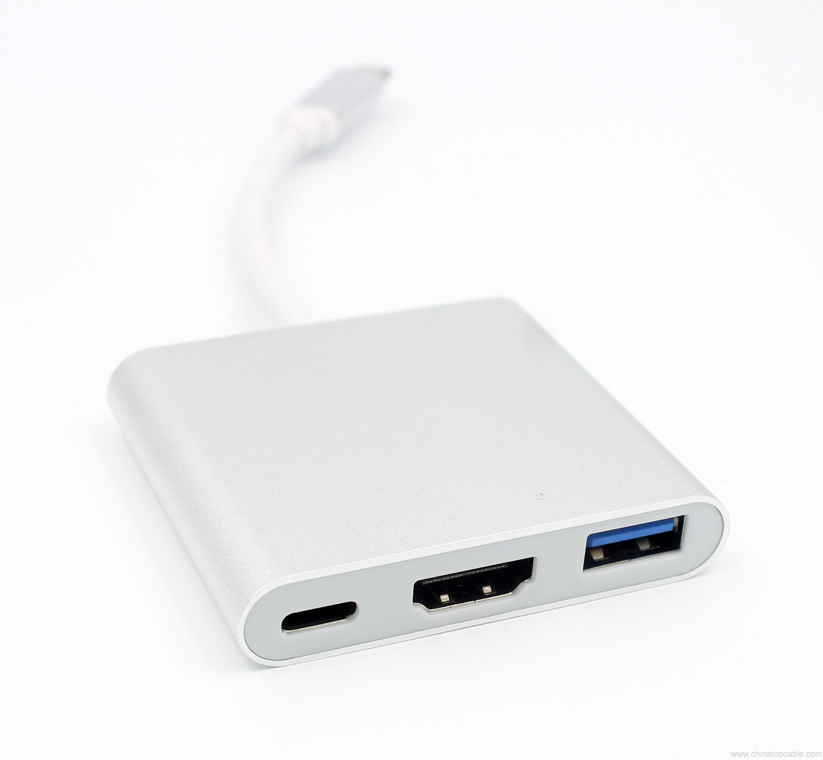 USB C to HDMI 3-in-1 HDMI+USB 3.0+Type C Hub Digital Multiport Adapter ...