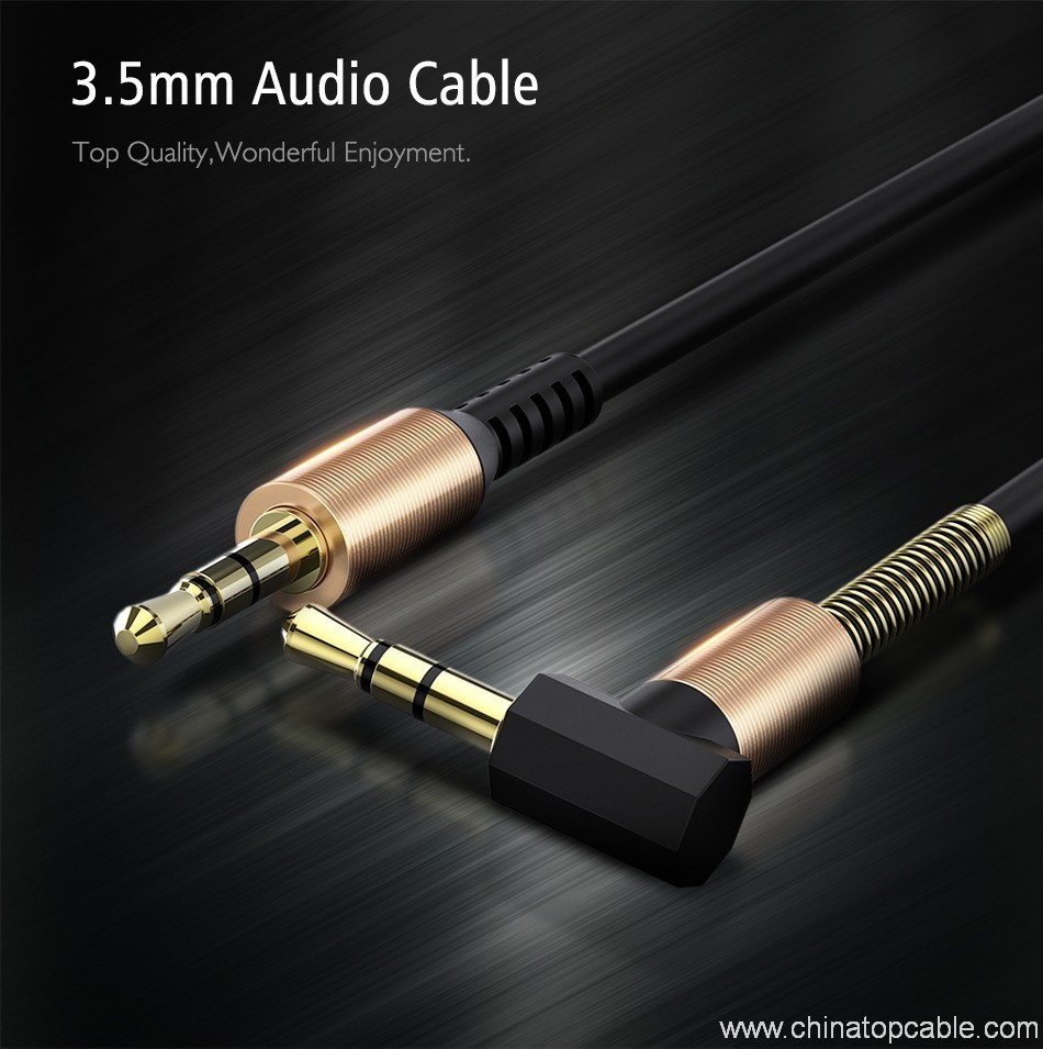 90 Rock Spring 3.5mm in caput anguli ius gradus Jack AUX cable et ...