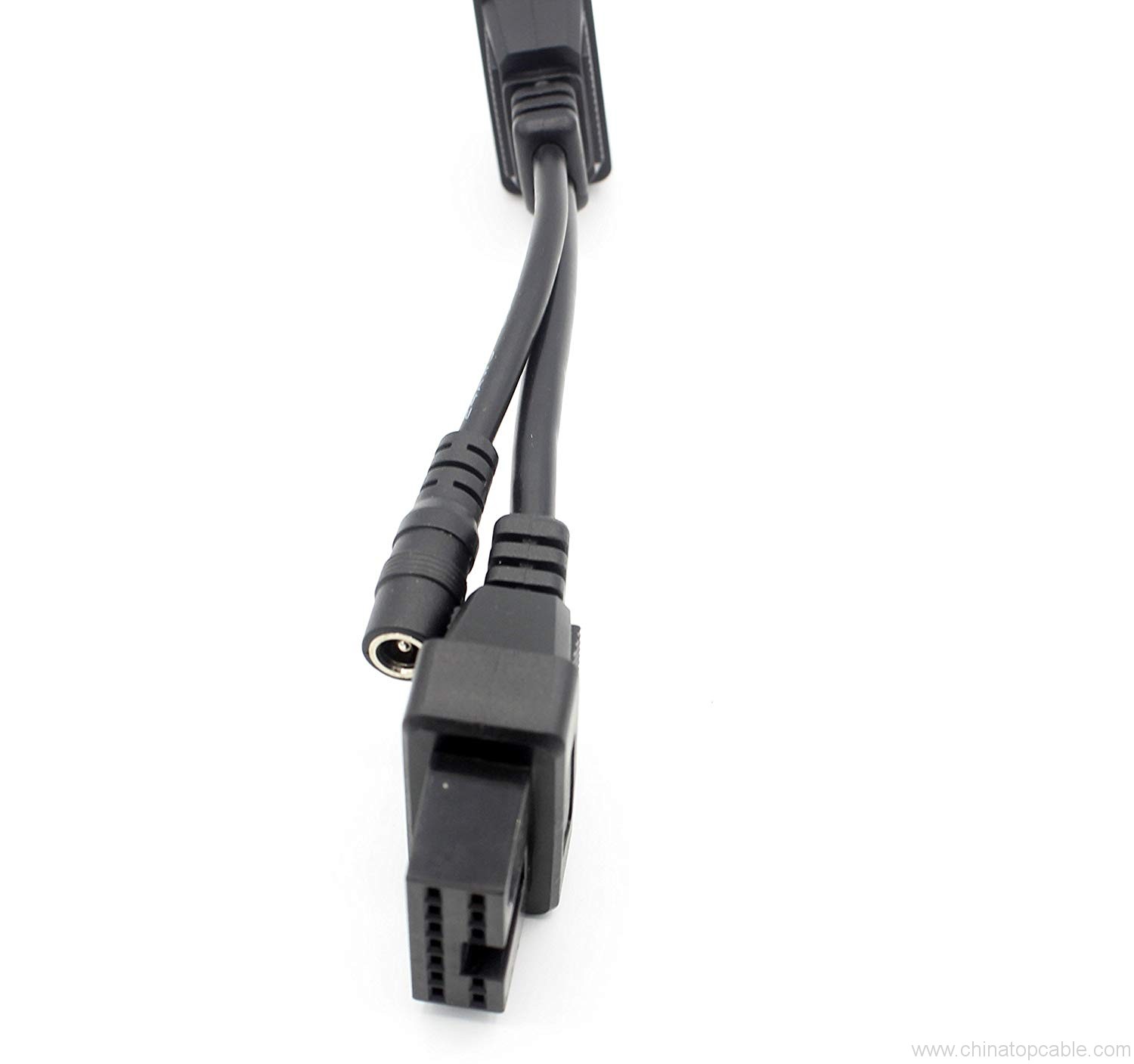 12 Pin OBD to OBDII 16 Pin Adapter Connector Cable 12 Pin Pass Through ...