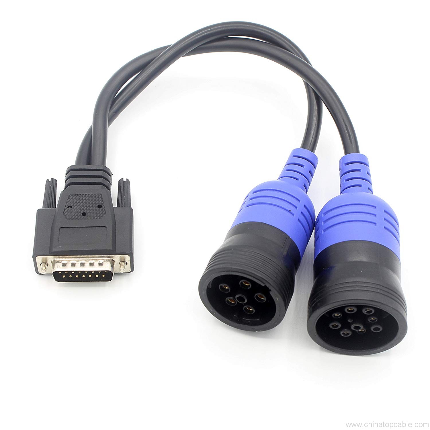 6 And 9 Pin Y Replacement Adapter For Nexiq 125032 Usb Link Diesel ...