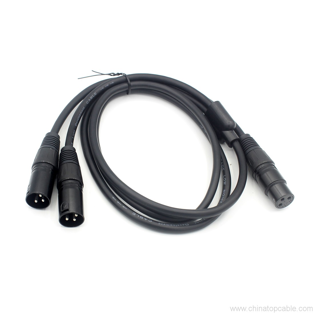 Long XLR To Dual XLR Y Splitter Cable,Microphone Lead/Combiner Y Cable ...