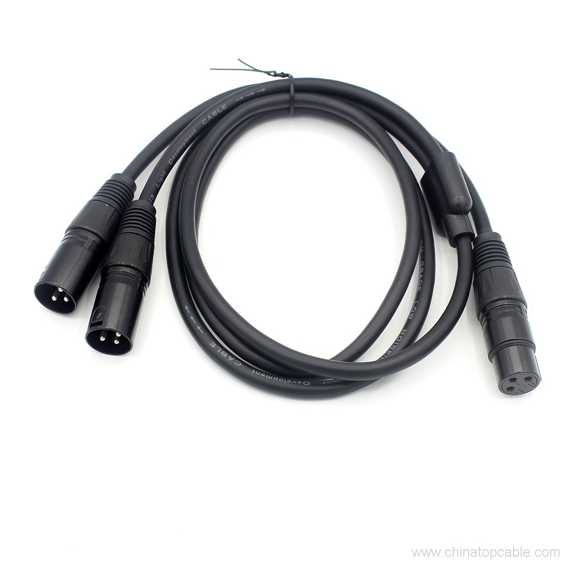 Long XLR To Dual XLR Y Splitter Cable,Microphone Lead/Combiner Y Cable ...