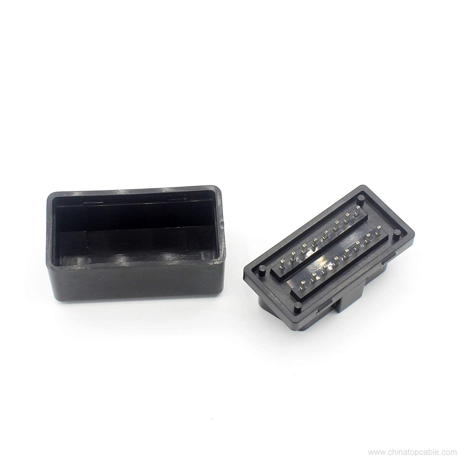 Mini OBD II Male Connector Device Housing,Obd2 16 Pin Adaptor J1962 ...
