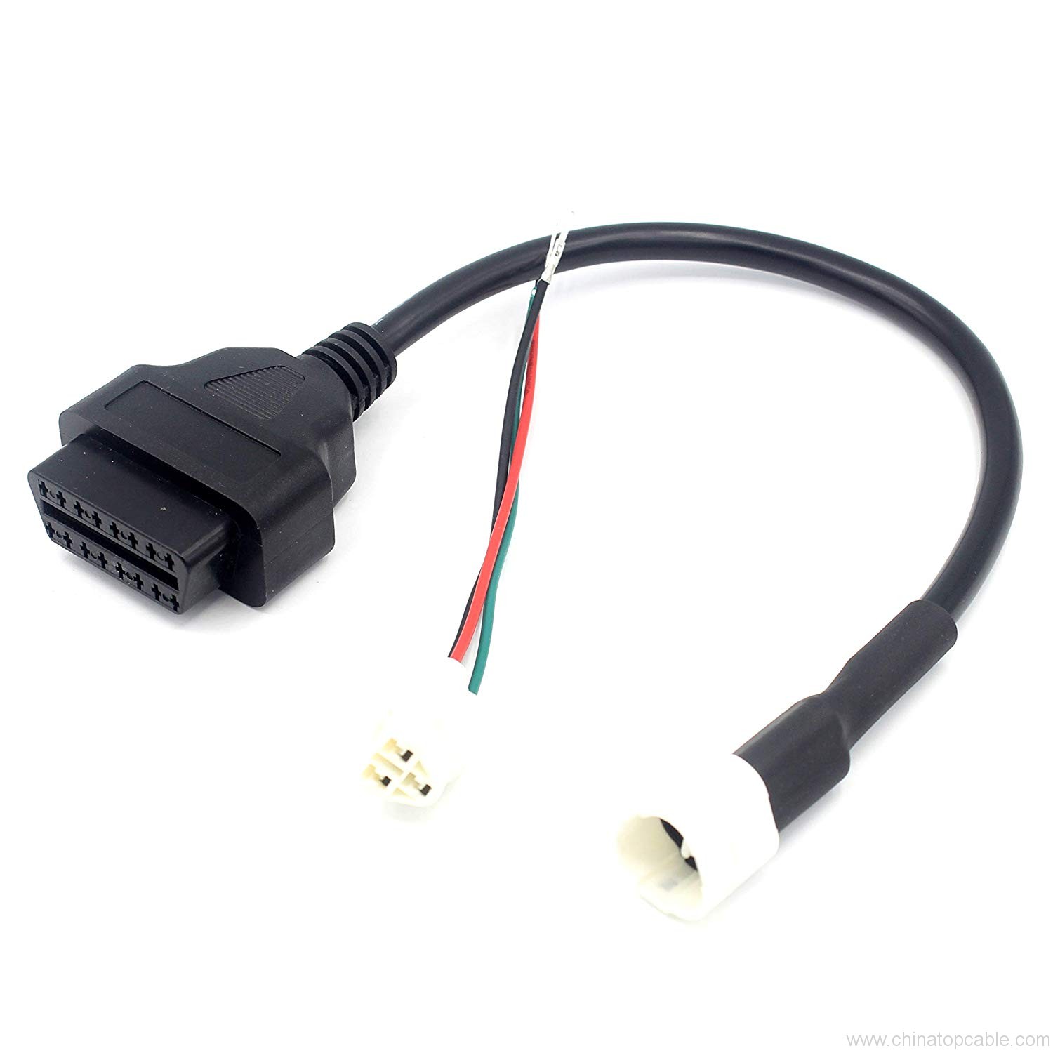 Motobike Interface to OBD 16 Pin Diagnostor Adapter Connector Cable for ...