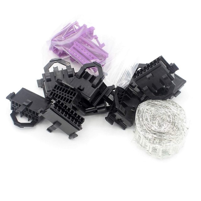 OBD II Female J1962 Replacement Connector with 16 Female Wire Sockets ...