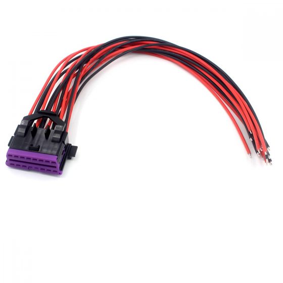 การเชื่อมต่อ J1962 หญิง OBD II กับ 16 ซ็อกเก็ตลวดสำหรับยานพาหนะที่มีสาย ...