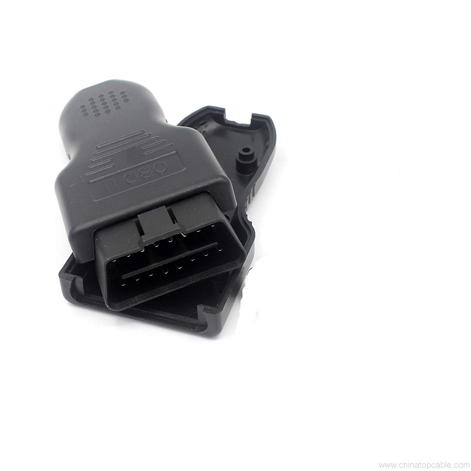 OBD II Male Connector 16 Pin Male Wiring Plug Adapter For OBD2 ...