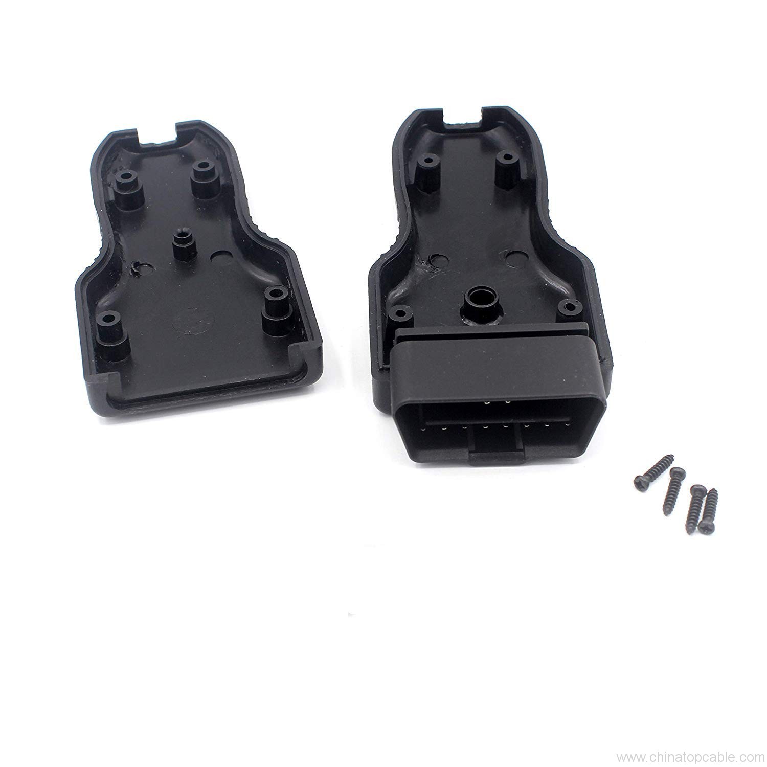 OBD II Male Connector 16 Pin Male Wiring Plug Adapter For OBD2 ...