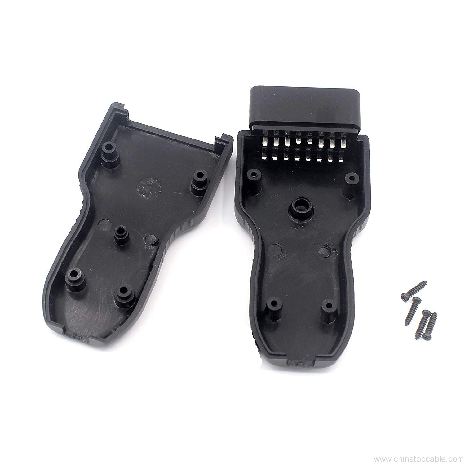 OBD II Male Connector 16 Pin Male Wiring Plug Adapter For OBD2 ...