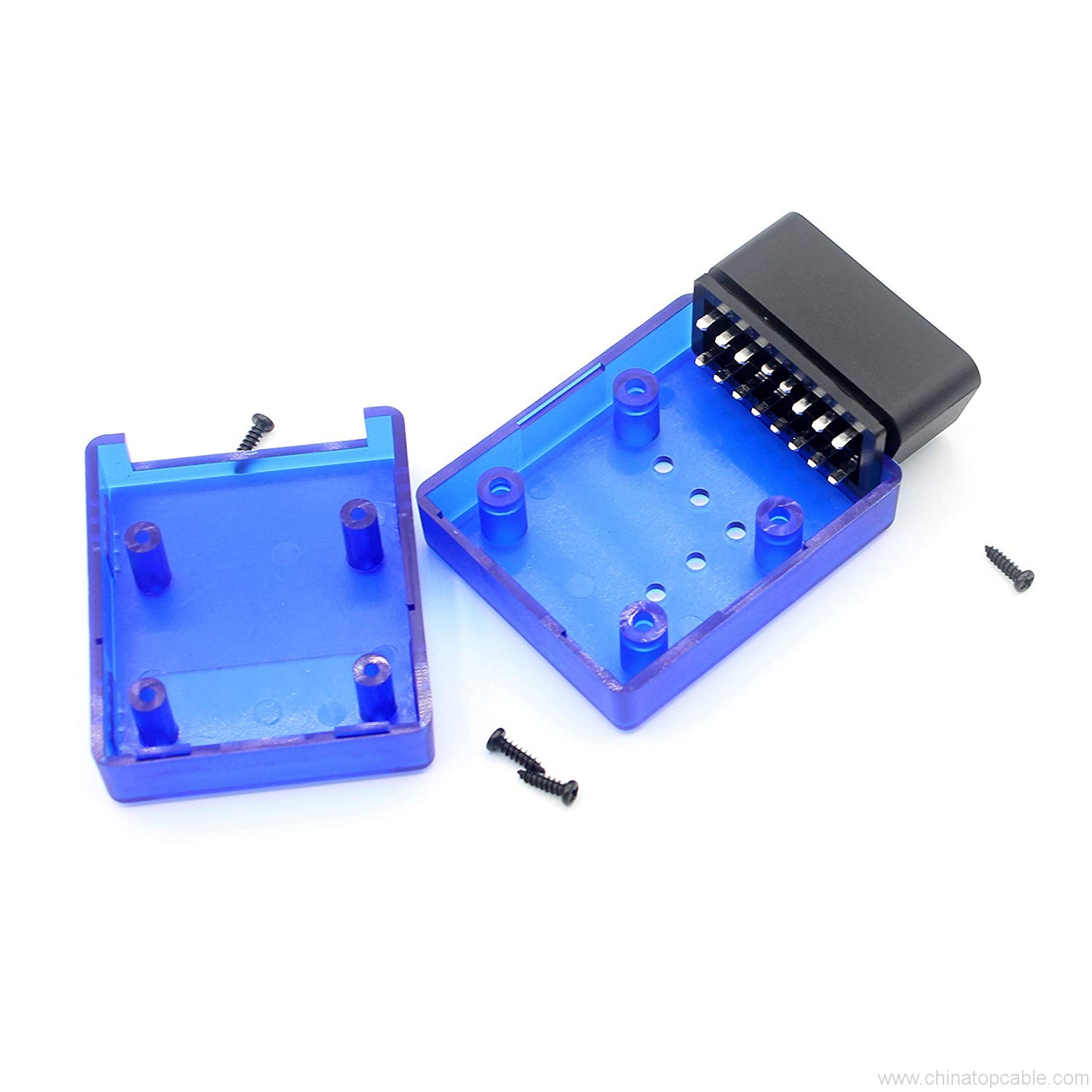 OBD II Male Connector With Diagnostic System Housing,Obd2 16 Pin ...