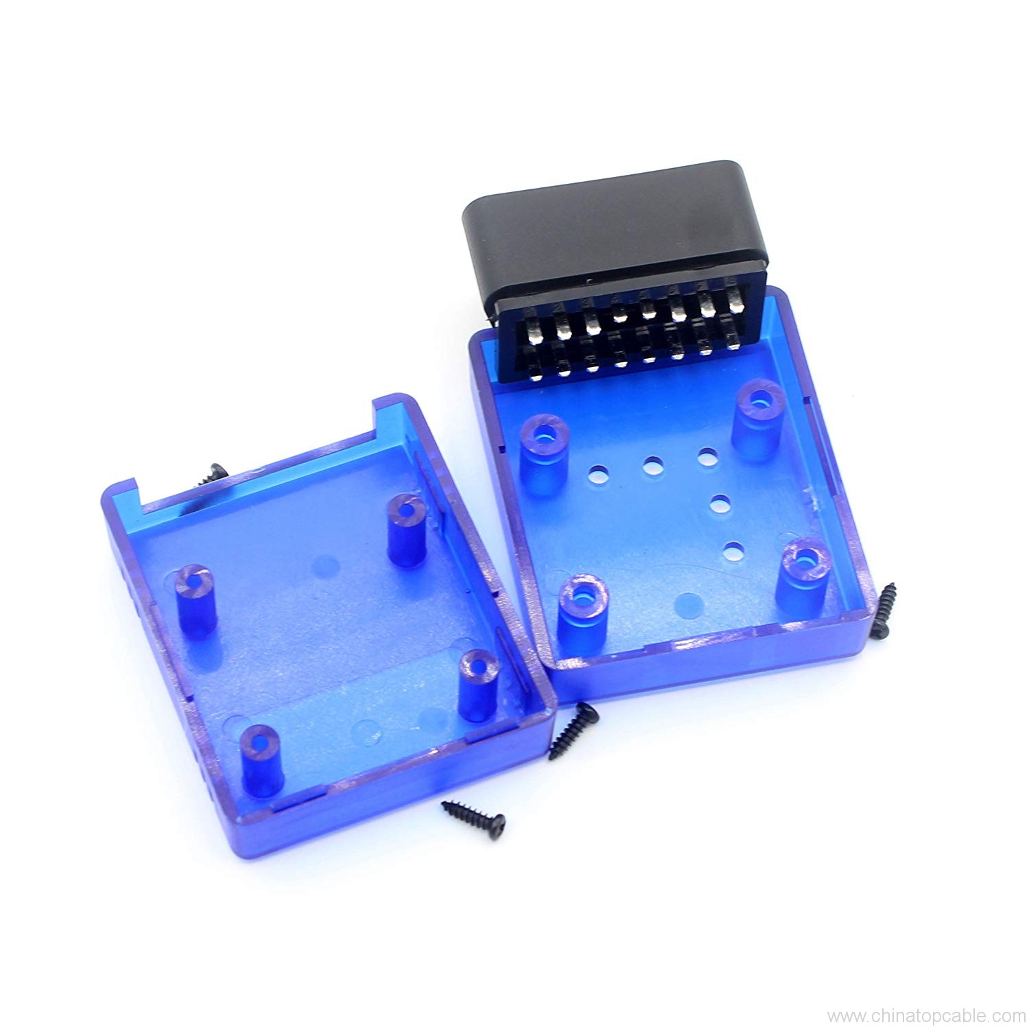 OBD II Male Connector With Diagnostic System Housing,Obd2 16 Pin ...