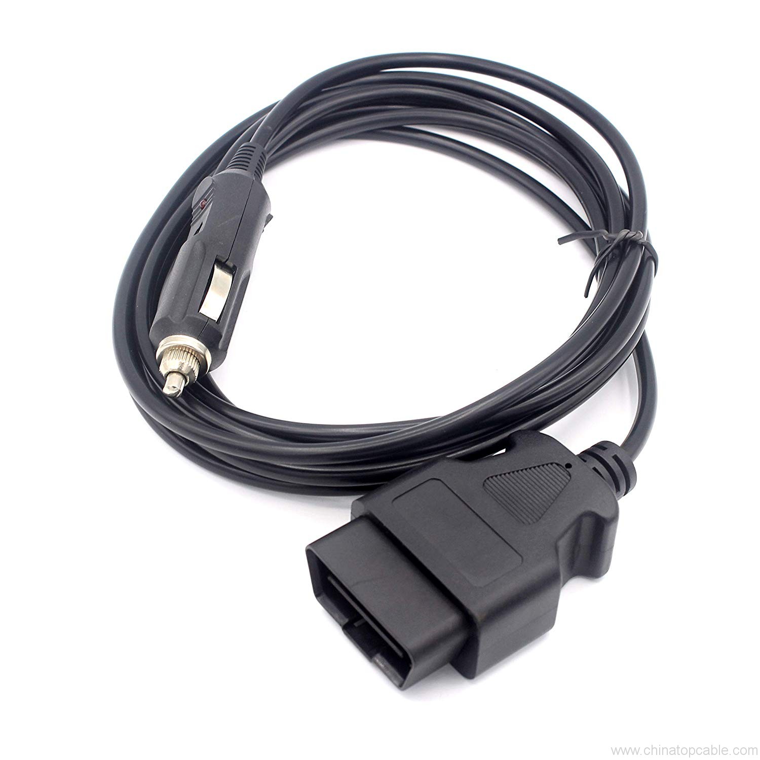 OBD II Memory Saver ConnectorCable, Car OBD2 Male ECU Emergency Lighter ...