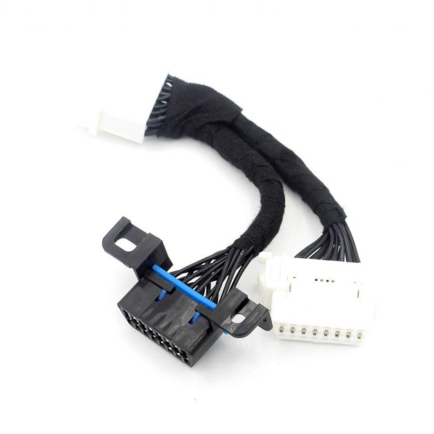 OBD-II Splitter Y Cable,1 Male to 2 Female OBD2 Full 16 Pin Pass ...