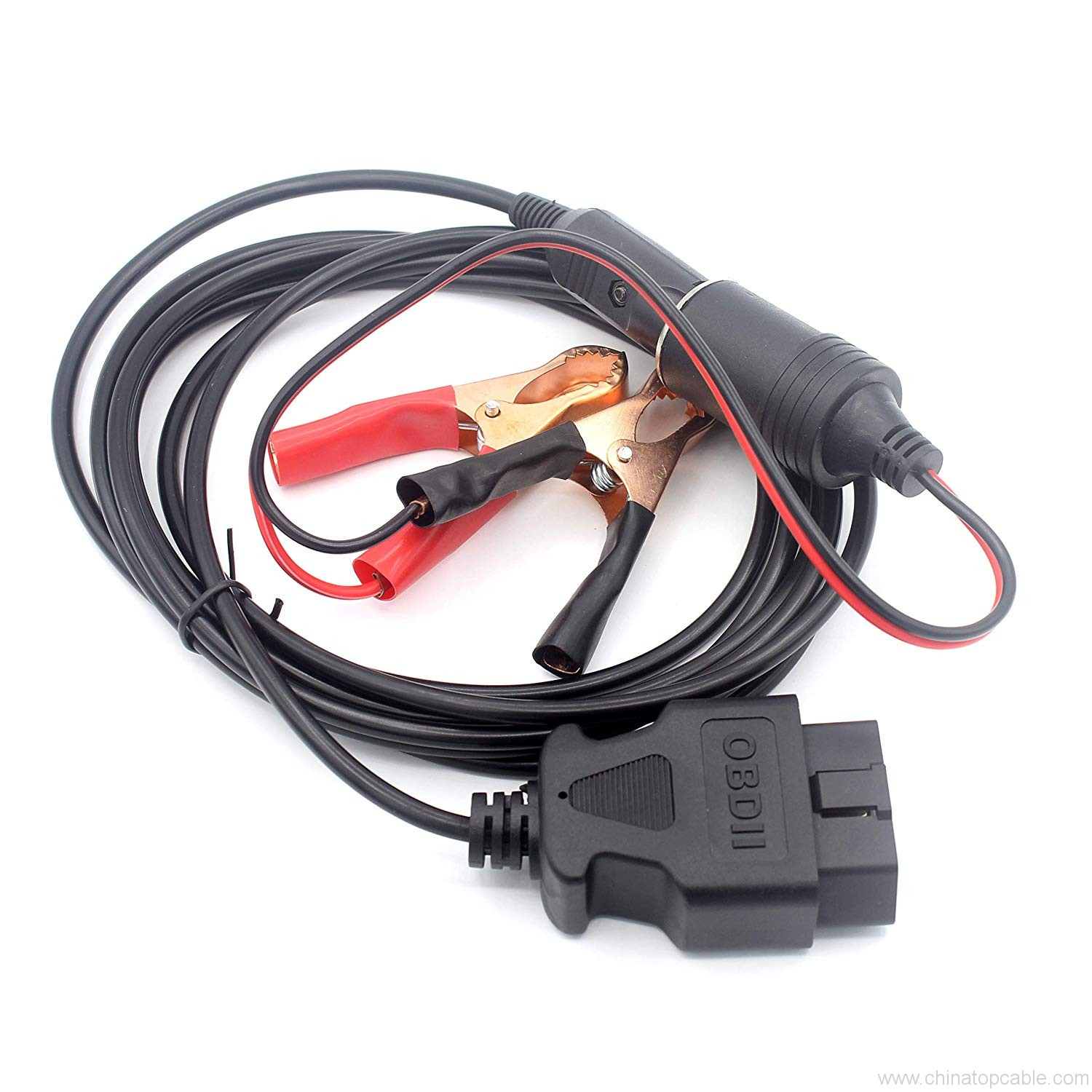 OBD2 Car Memory Saver 2 in 1, Vehicle ECU Emergency Power Supply Cable ...