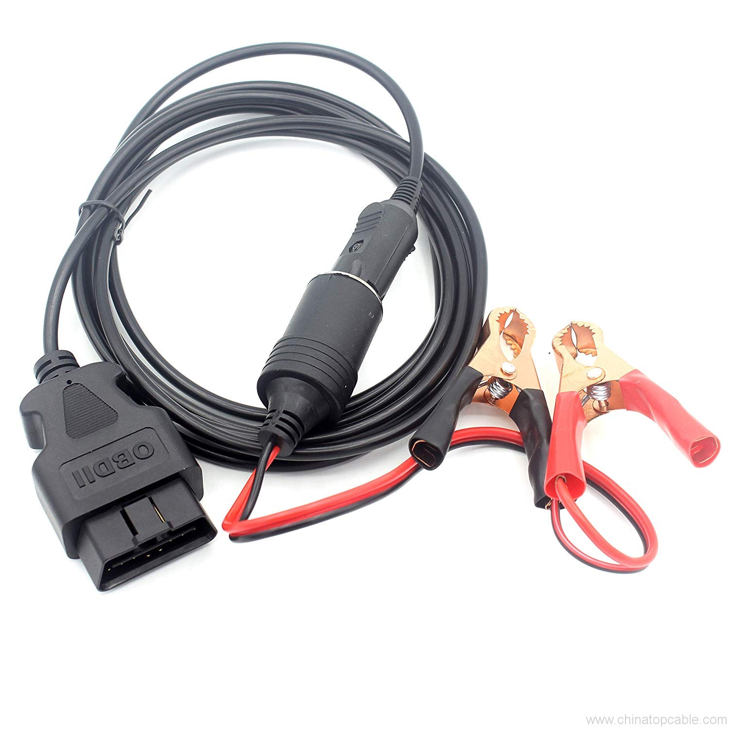 OBD2 Car Memory Saver 2 in 1, Vehicle ECU Emergency Power Supply Cable ...