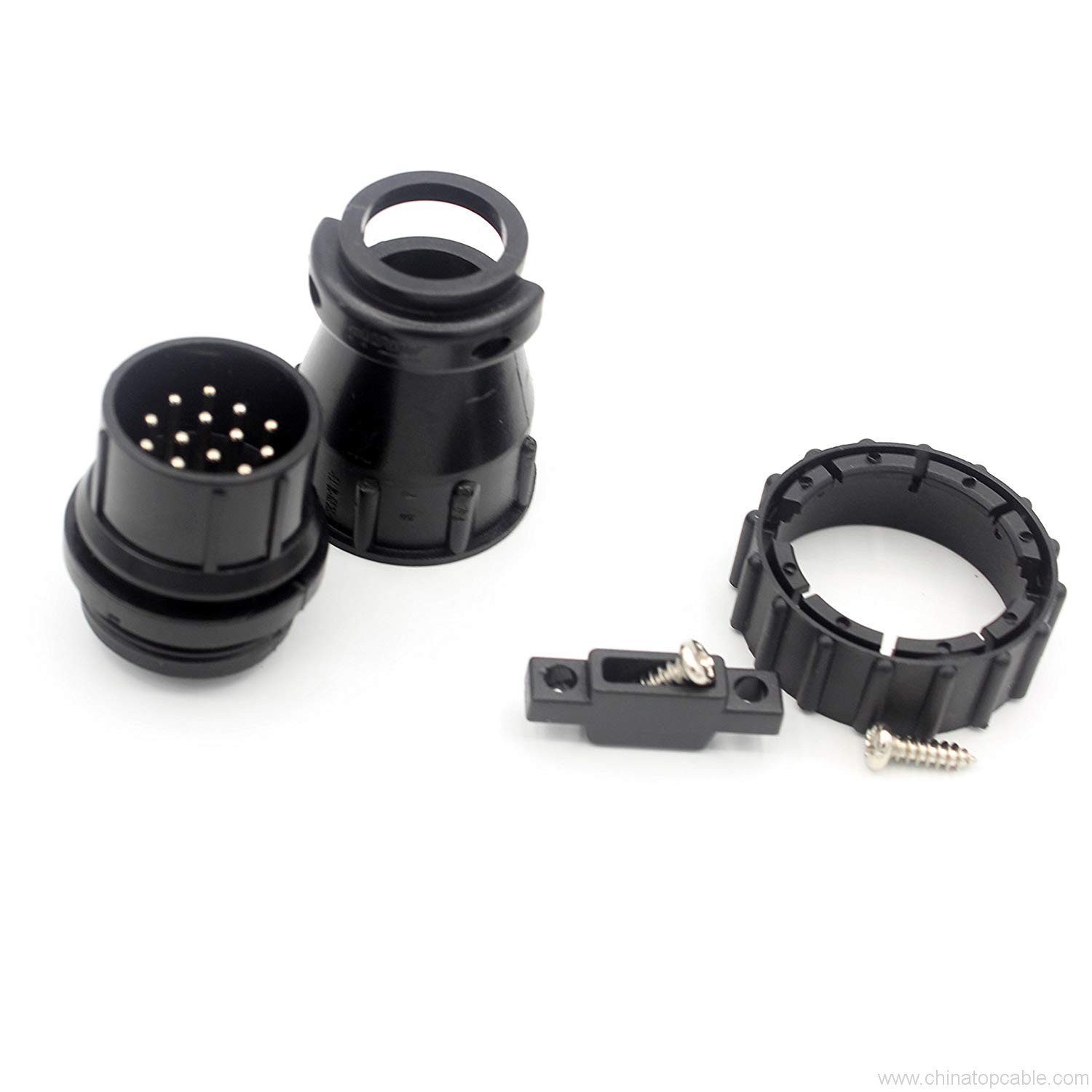 Replacement Connector Adapter For Benz Truck 14 Pin Cable & Scanner DIY ...