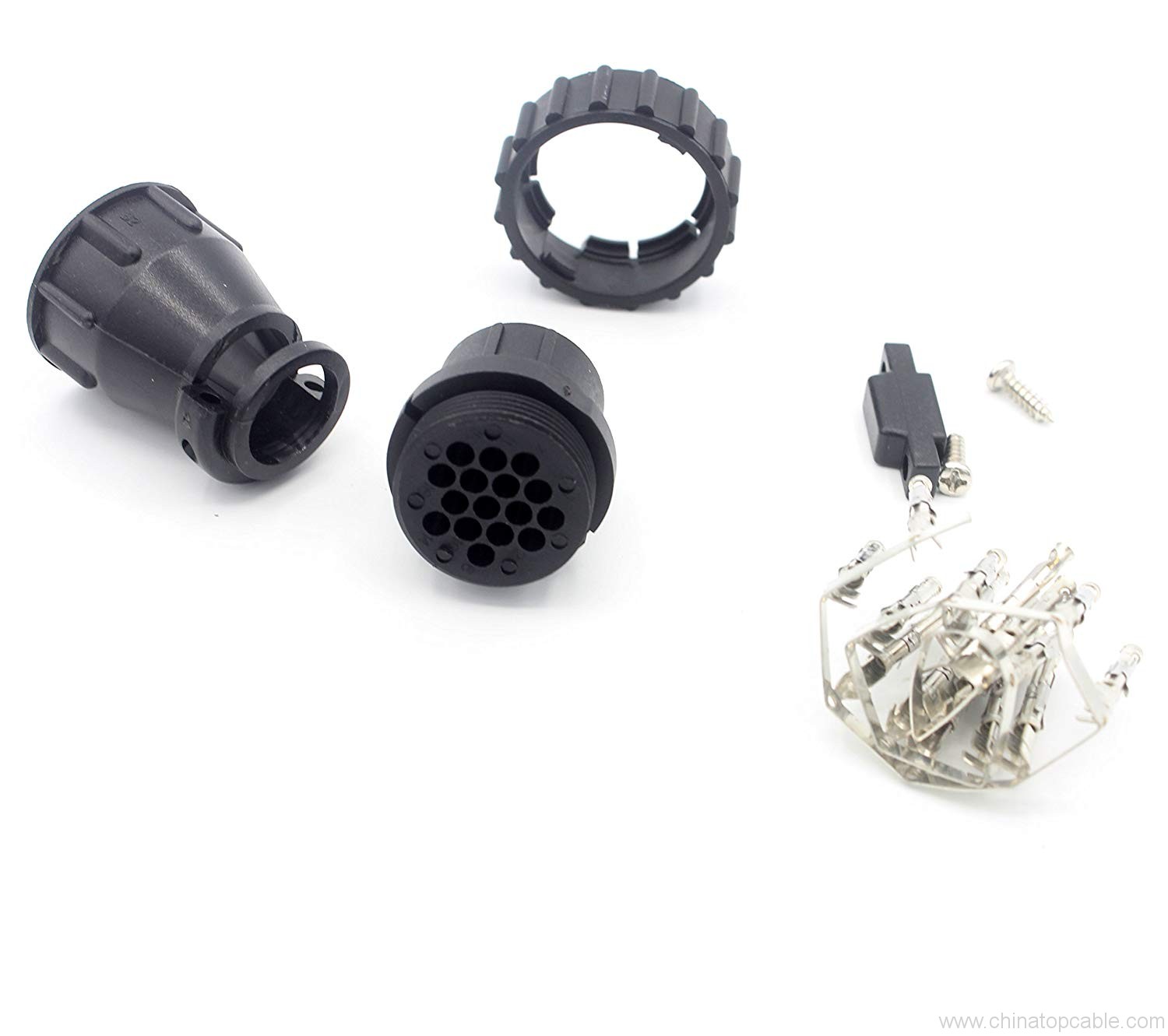 Replacement Connector Adapter For Scania 16 Pin Cable & Scanner DIY ...