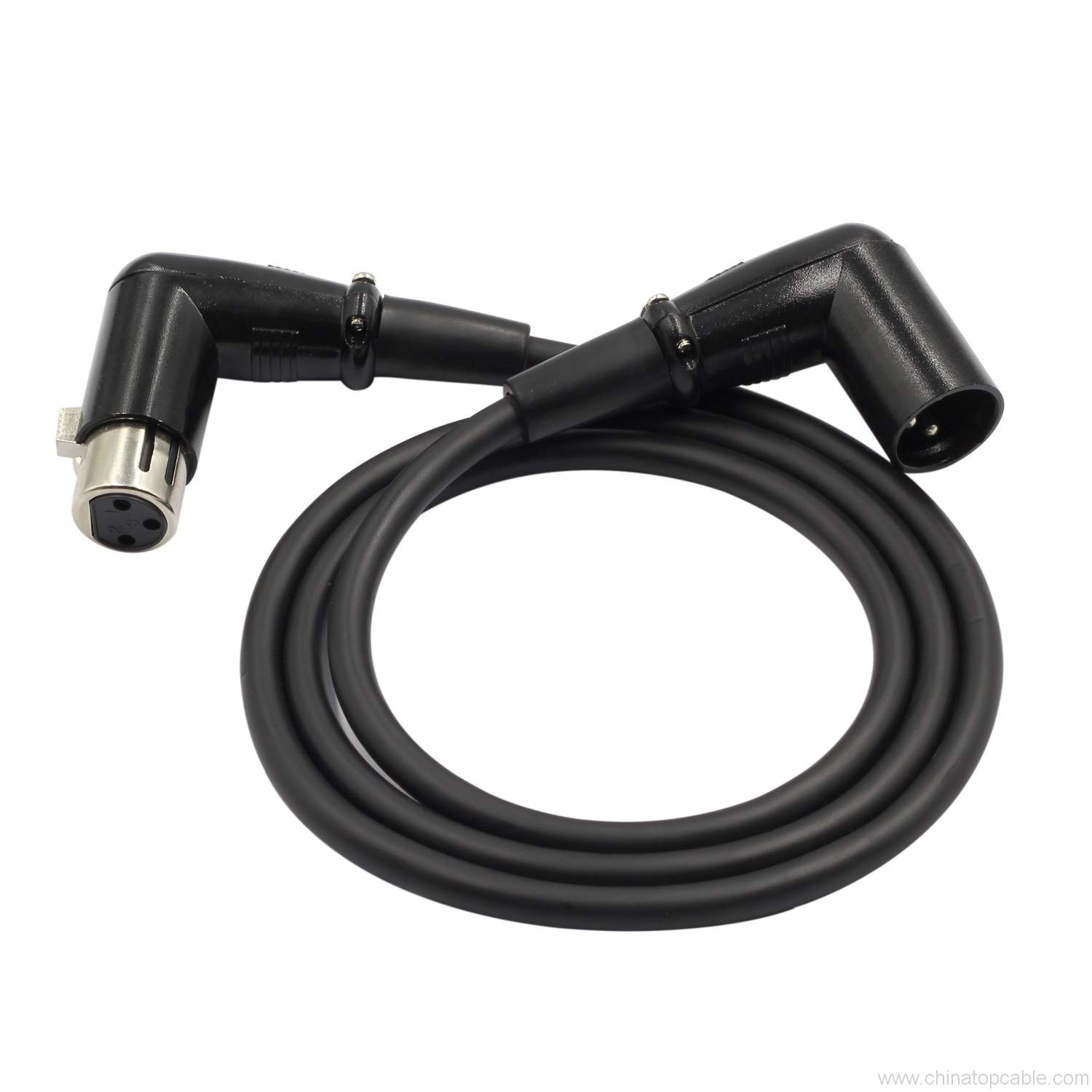 직각 남성에서 여성 Xlr 케이블 평형 믹서 앰프 전원 스피커 및 기타 프로 장치 1m를위한 프리미엄 마이크 Dmx 신호 와이어 코드3m5m10m