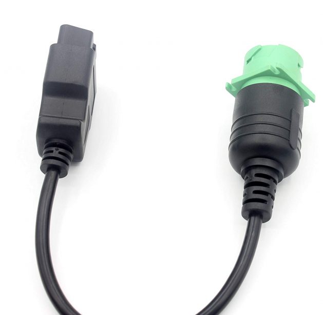 SAE J1939 9 Pin to OBD2 16 Pin Plug Adapter cable for Truck GPS Tracker ...