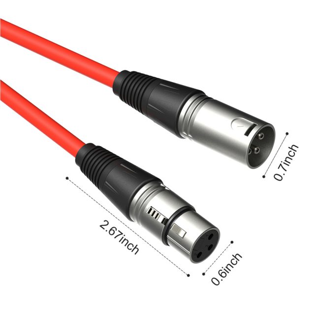 Xlr 케이블 Xlr 남성 대 여성 마이크 연장 케이블 Xlr 잭 익스텐더 코드 앰프 용마이크믹서프리 앰프드럼패치
