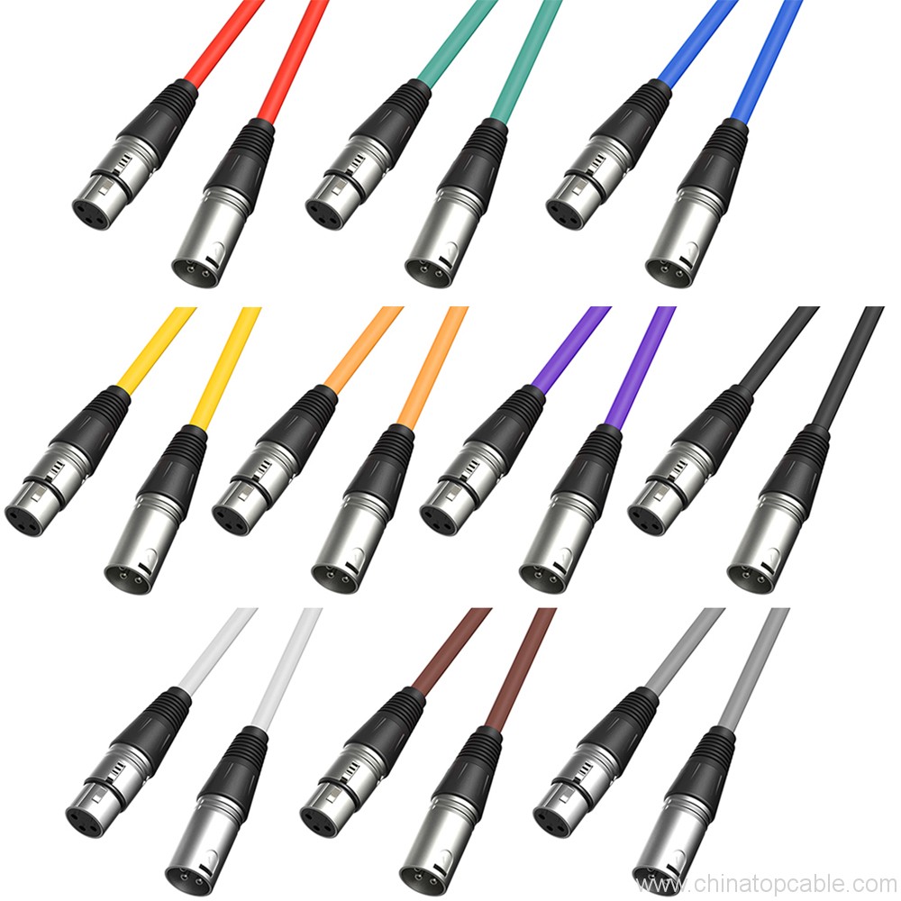 Xlr 케이블 Xlr 남성 대 여성 마이크 연장 케이블 Xlr 잭 익스텐더 코드 앰프 용마이크믹서프리 앰프드럼패치